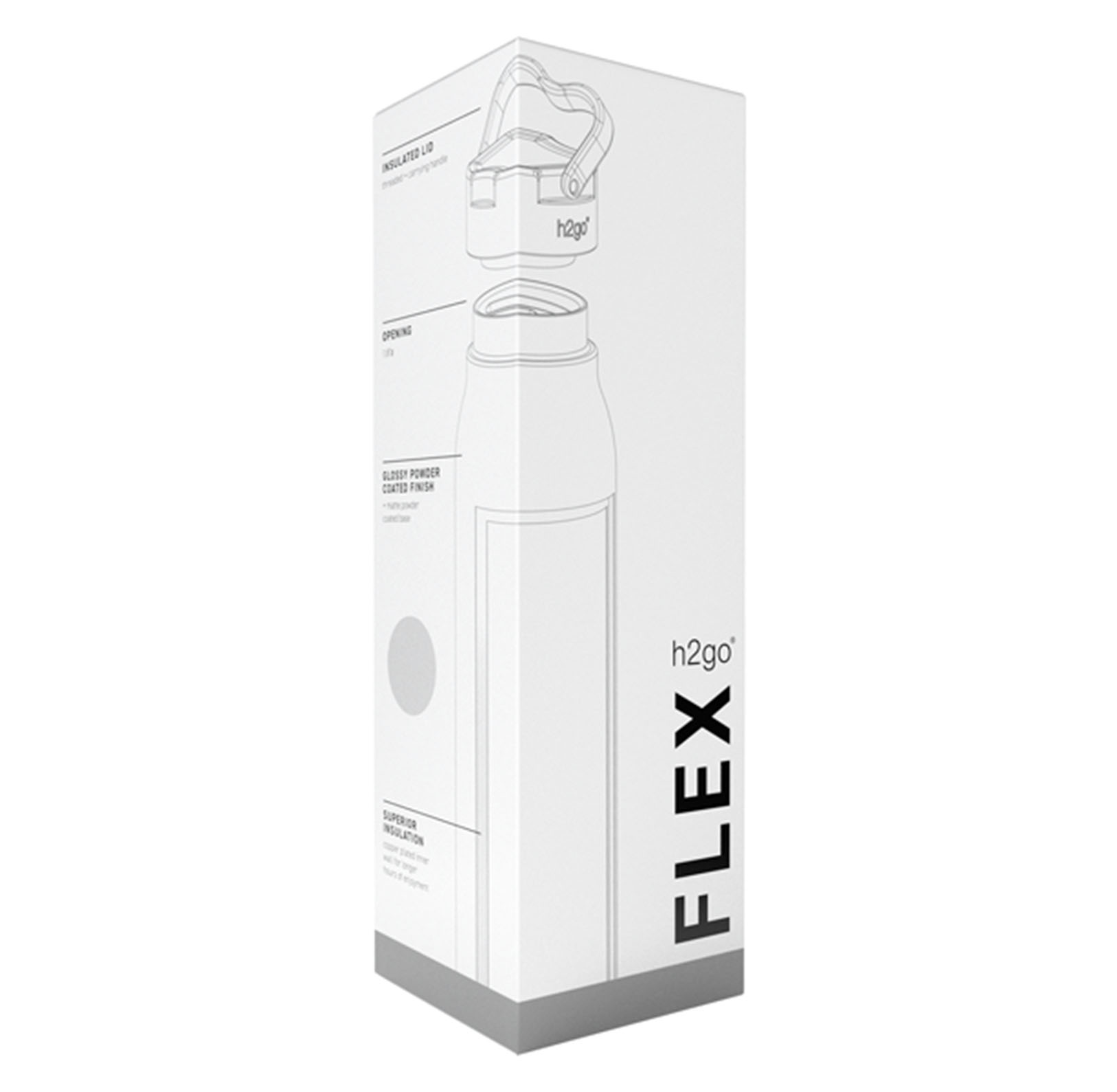 H2go 32 Oz. Flex Water Bottle - Custom Branded Promotional Water Bottles - Swag.com