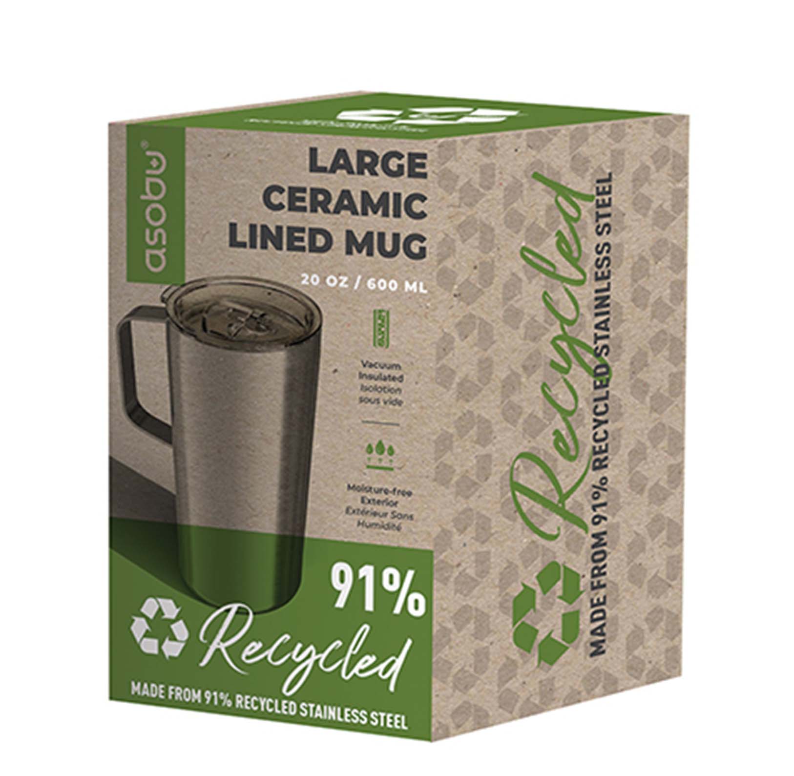 Asobu 20 Oz. Eco Tower Mug - Custom Branded Promotional Mugs - Swag.com