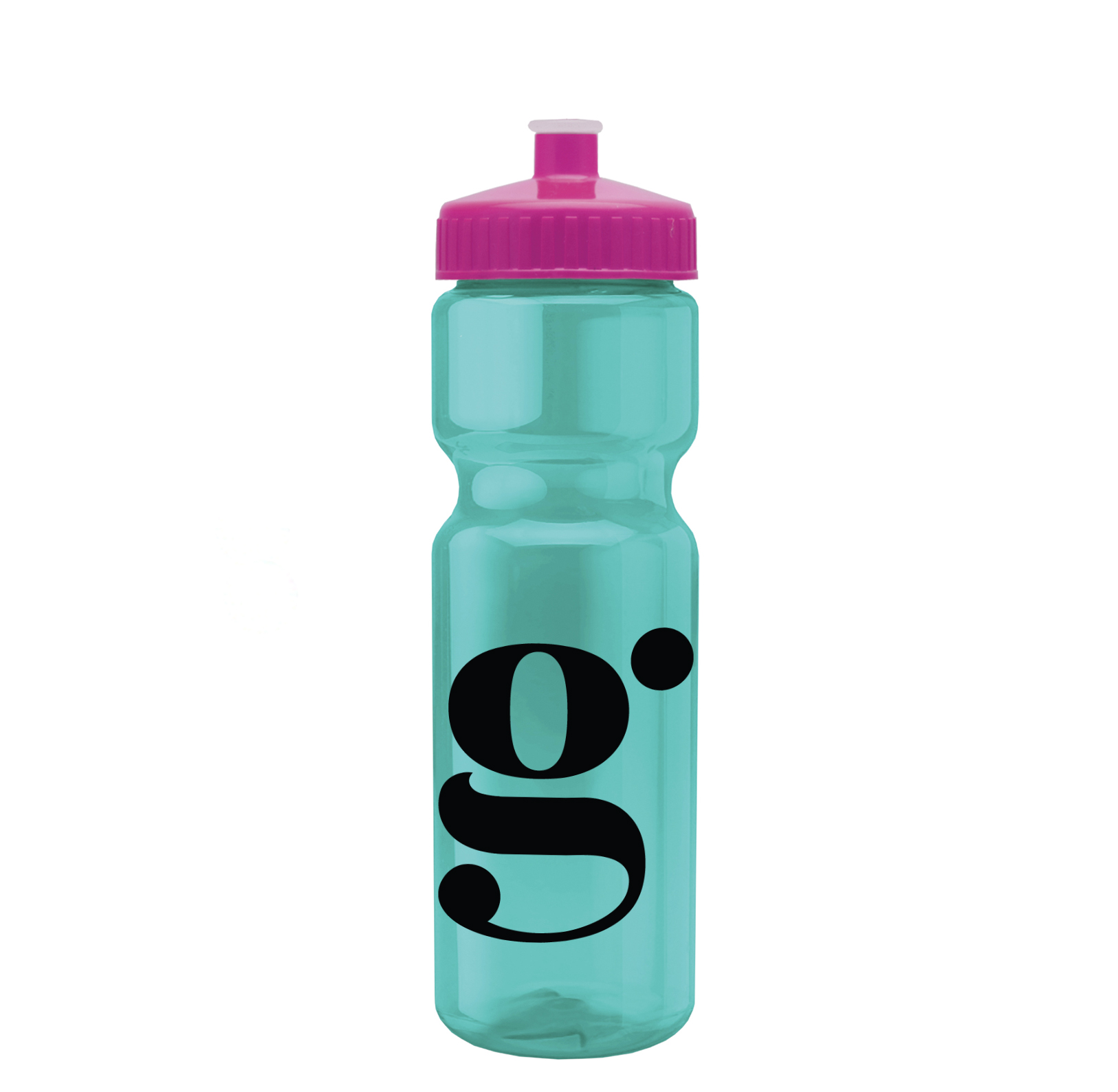 28 Oz. Champ Transparent Water Bottle - Branded Promotional Custom ...