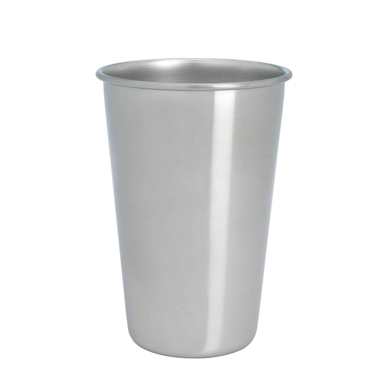 16 Oz. Stainless Pint Glass - Branded Promotional Custom Glass Drinkware - Swag.com