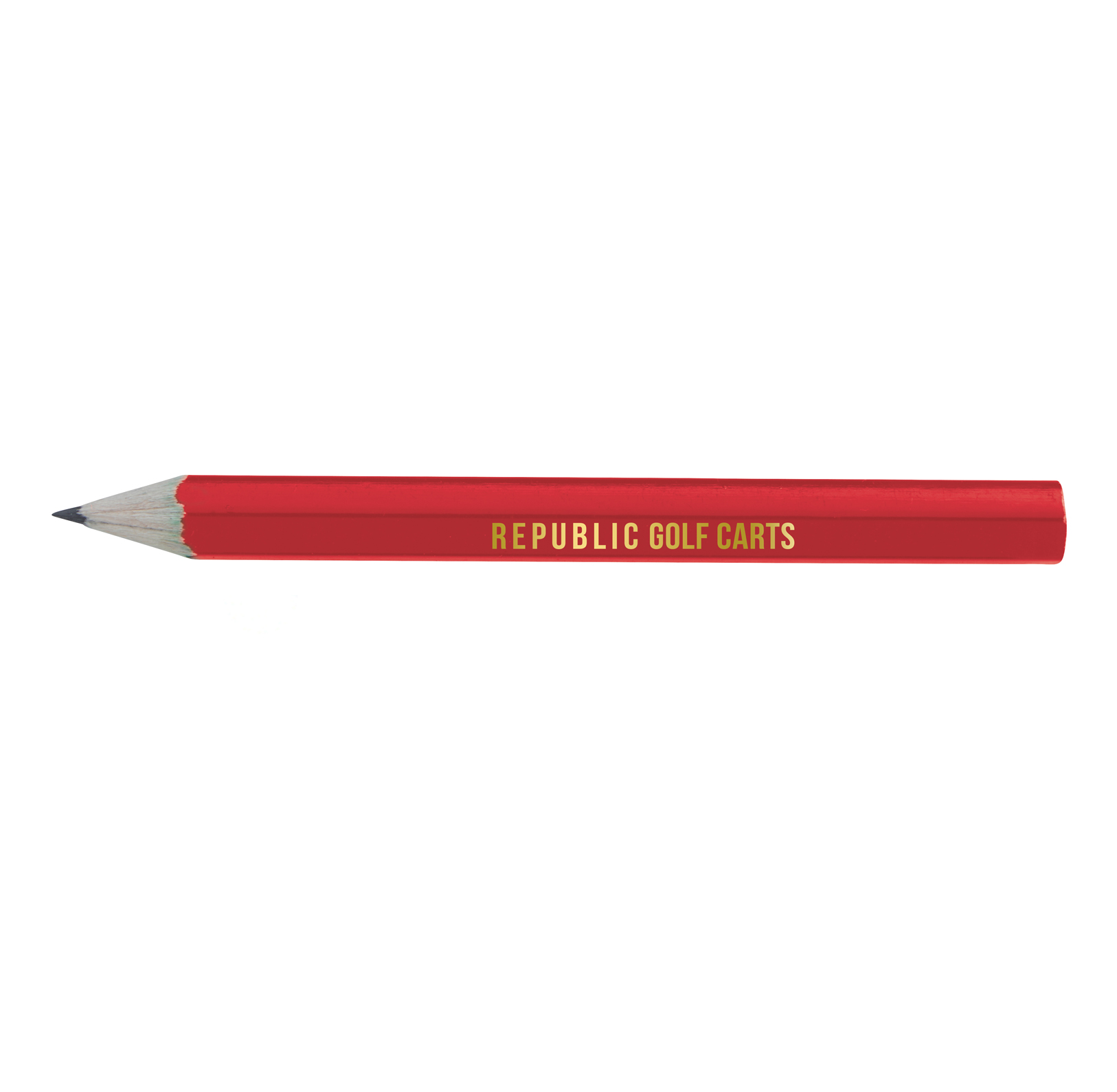 Hex Golf Pencil - Branded Promotional Custom Pens - Swag.com