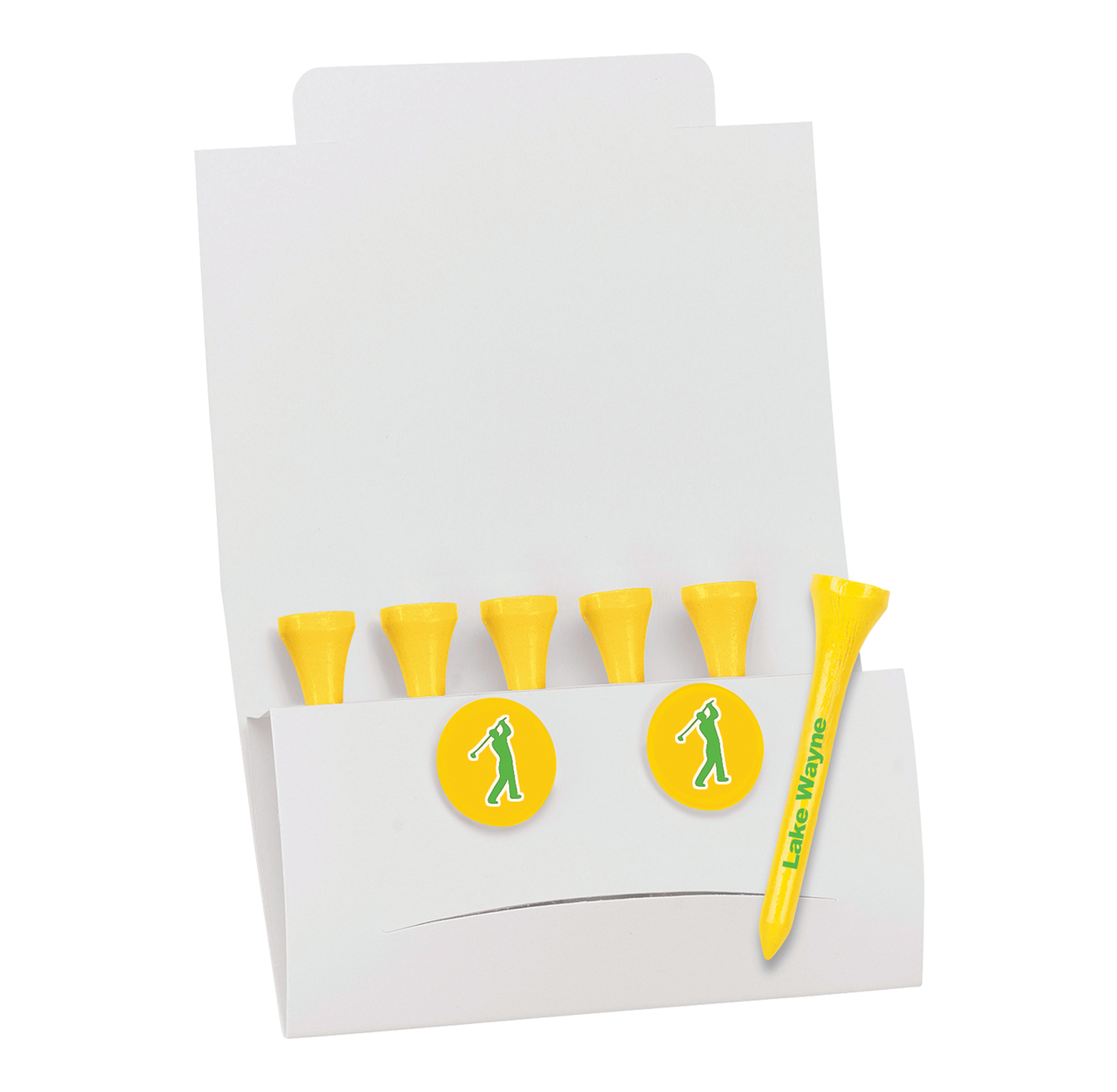 6-2 Golf Tees Packet - Ideal for Golf Giveaways