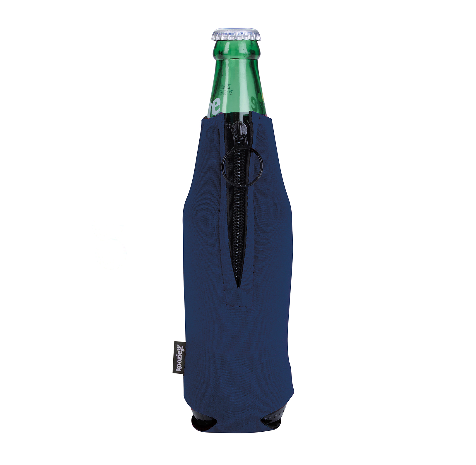 Neoprene Zip-Up Bottle Koozie - Branded Promotional Custom coolers ...
