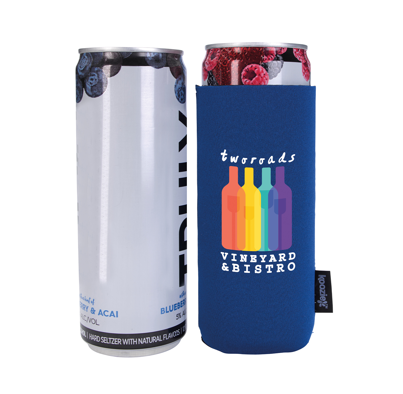 Slim Collapsible Neoprene Can Koozie - Branded Promotional Custom ...