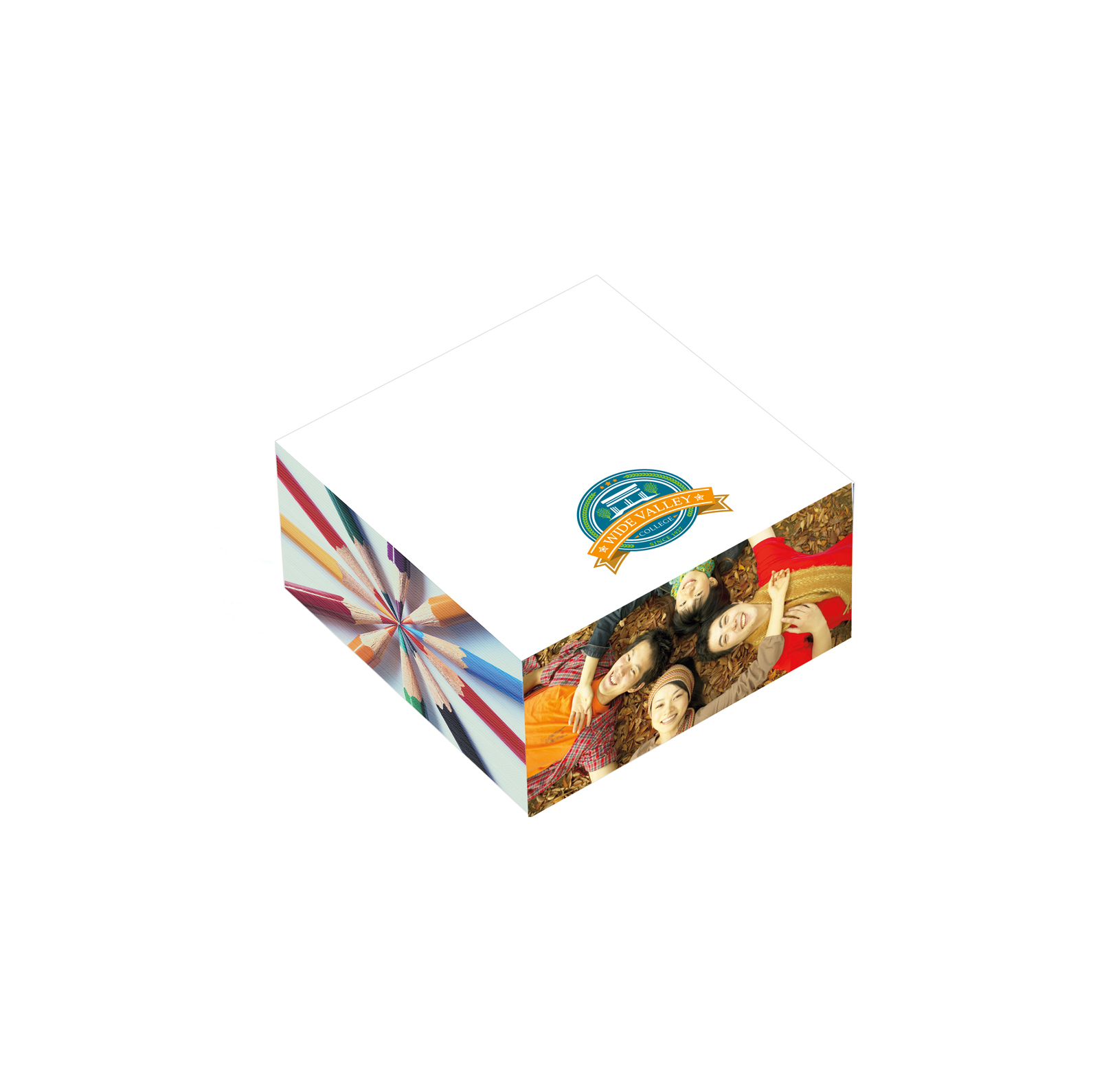Souvenir Sticky Note 3'' x 3'' x 1.5'' Cube - Branded Promotional ...