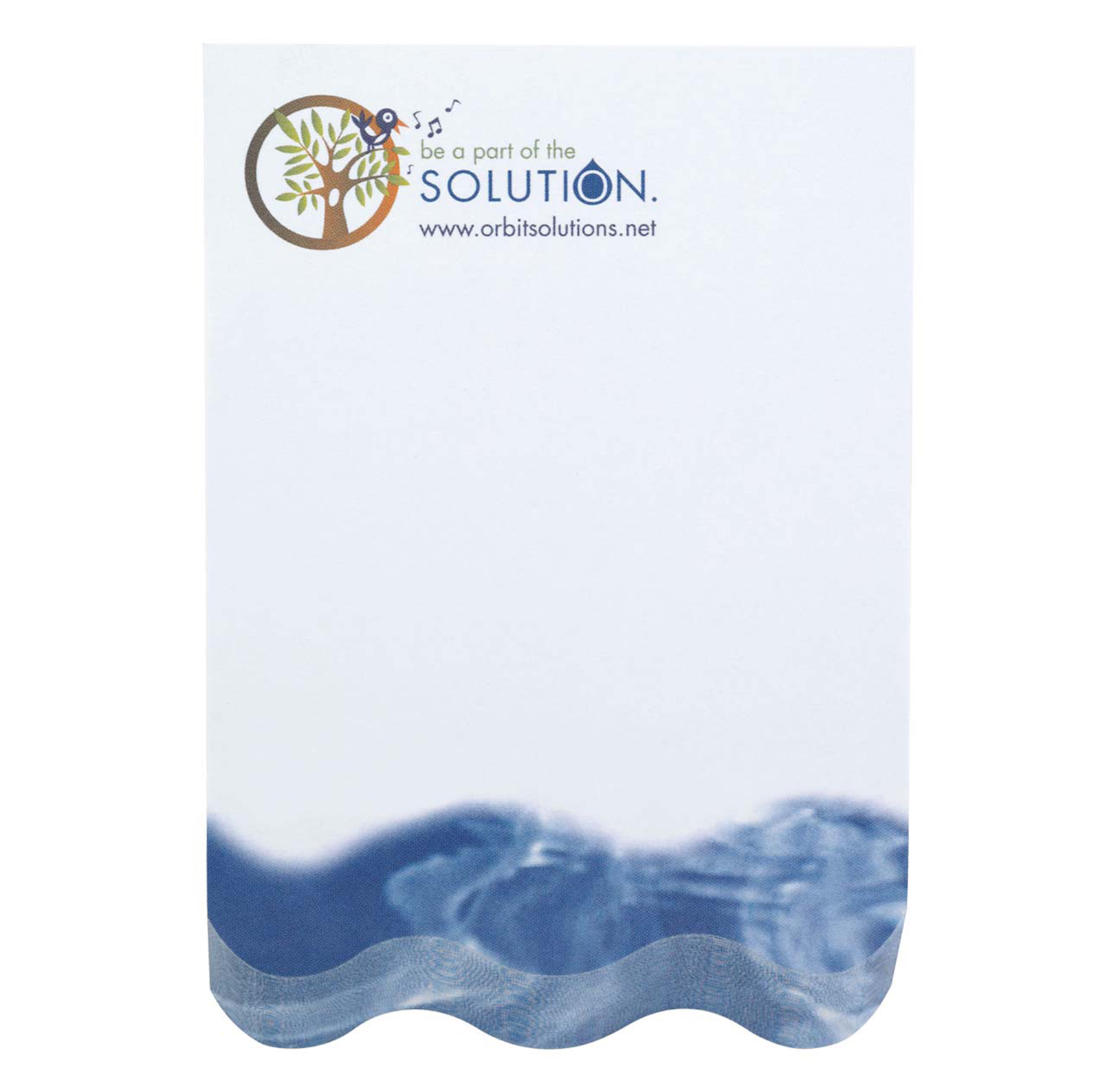 Sticky Note 4'' x 6'' Beveled Pad - Branded Promotional Custom Desk ...