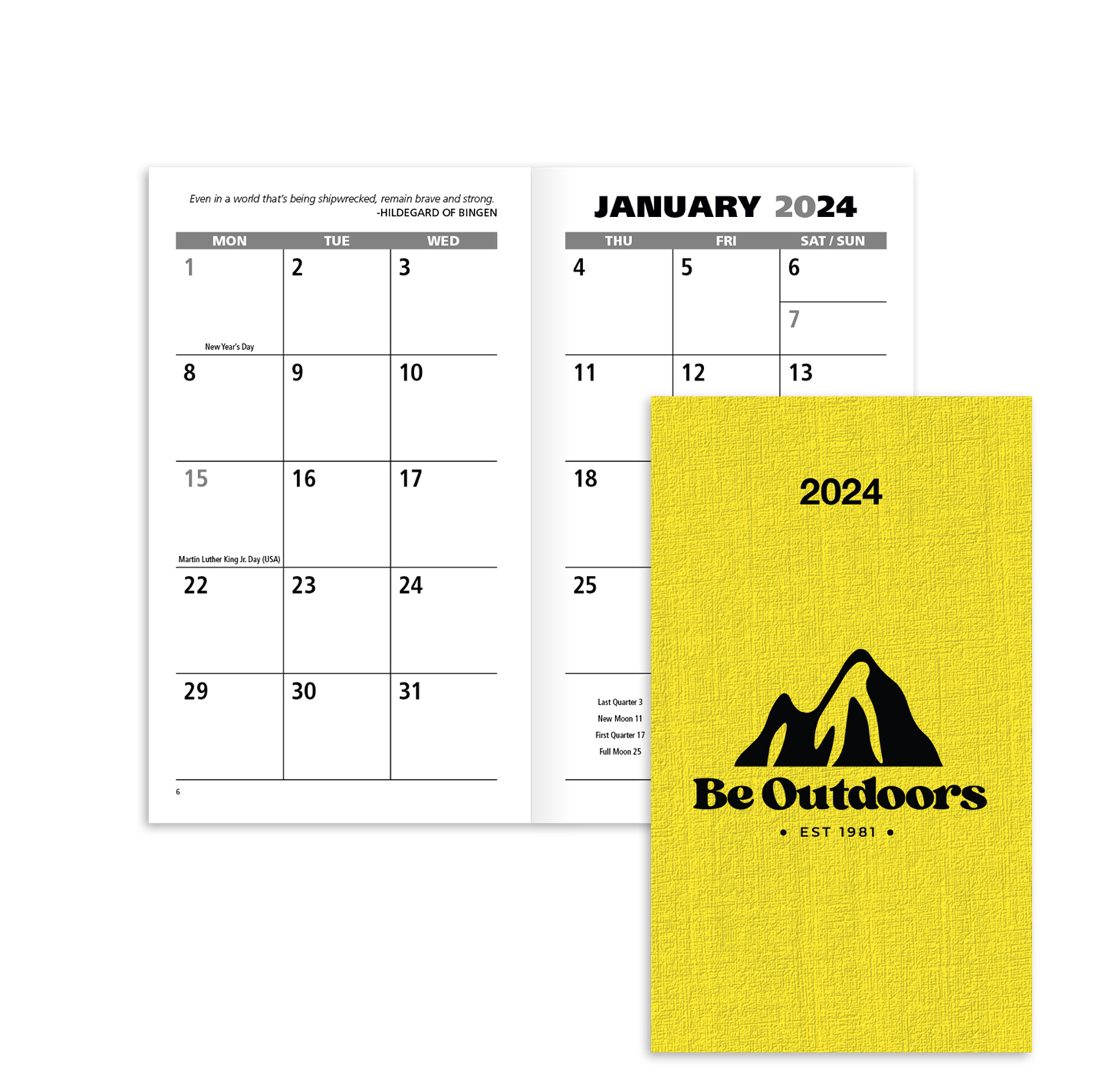 Monthly Pocket Planner - Branded Promotional Custom Desk Accessories ...