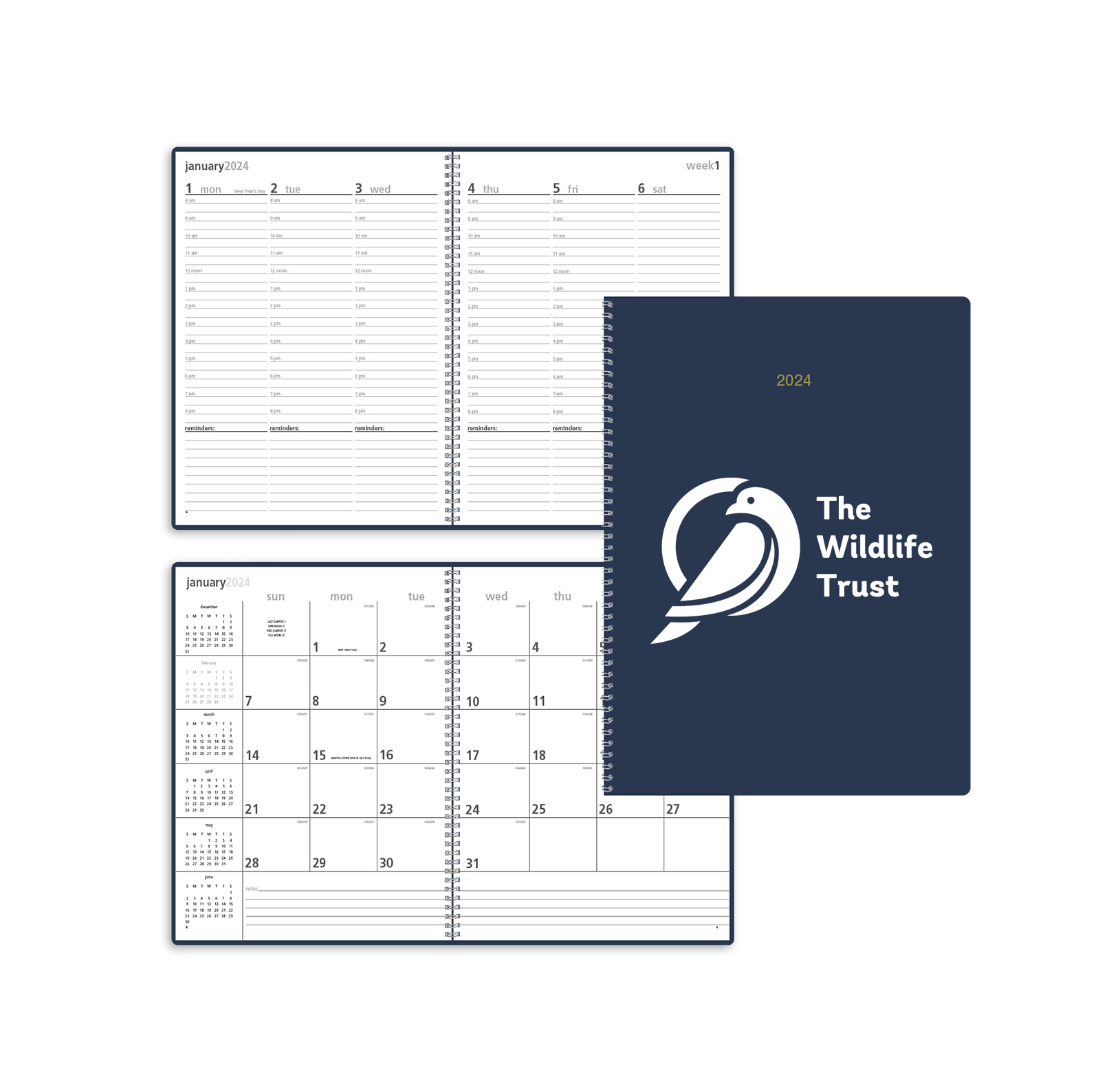 Monthly & Weekly Planner - Branded Promotional Custom Desk Accessories ...