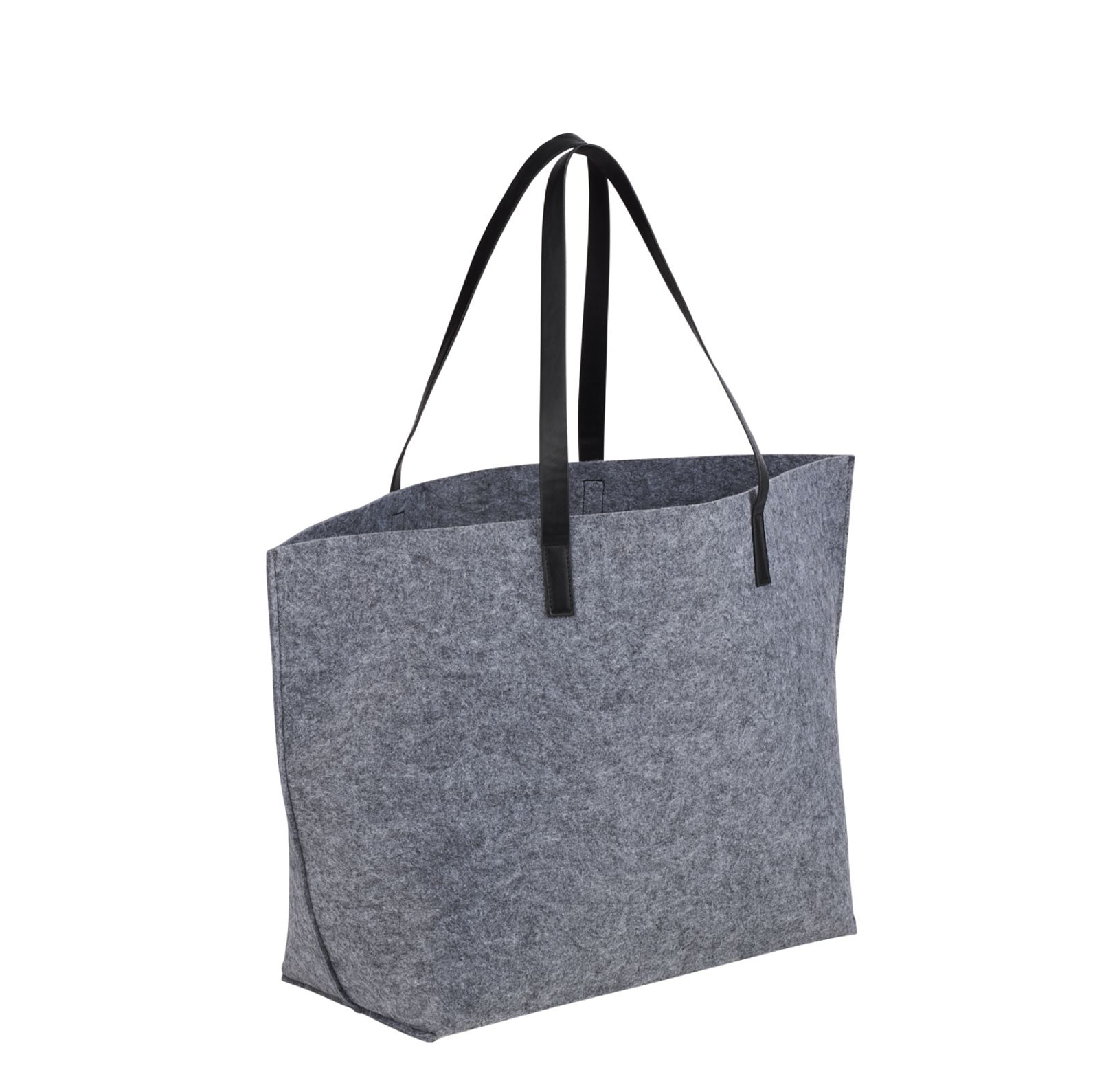 The Goods Recycled Felt Shoulder Tote Bag - Branded Promotional Custom ...