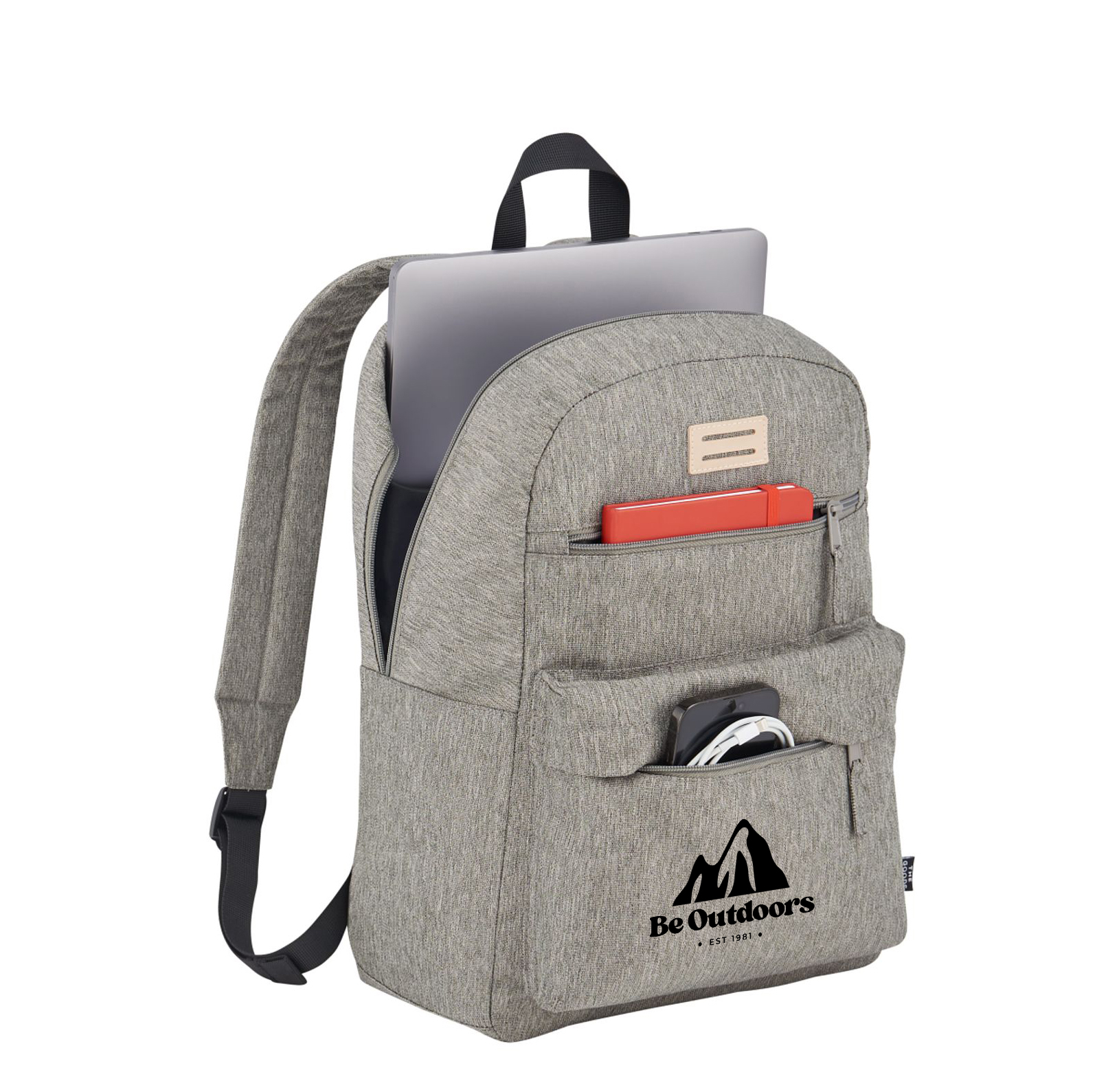 The Goods Recycled 15'' Laptop Backpack - Branded Promotional Custom ...