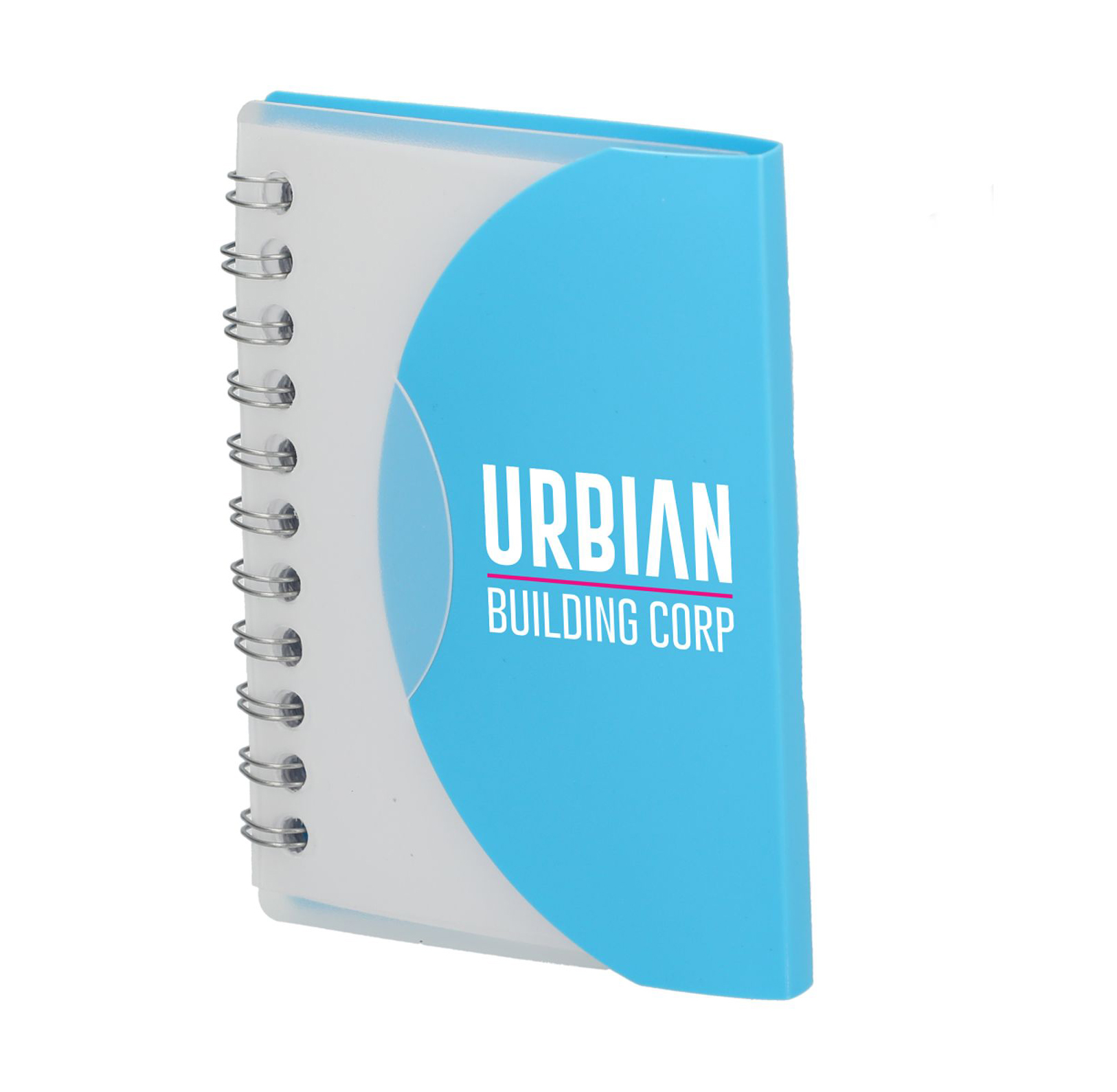 3.4” x 4.5” FSC Recycled Post Spiral Notebook - Branded Promotional ...