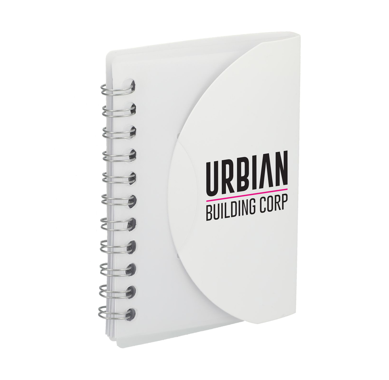 3.4” x 4.5” FSC Recycled Post Spiral Notebook - Branded Promotional ...