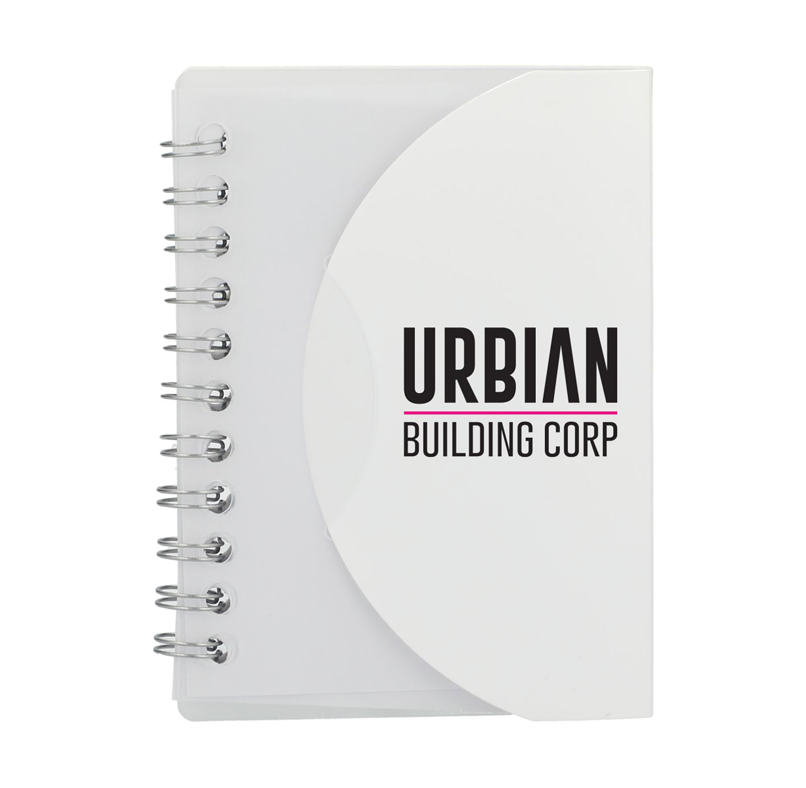 3.4” x 4.5” FSC Recycled Post Spiral Notebook - Branded Promotional ...
