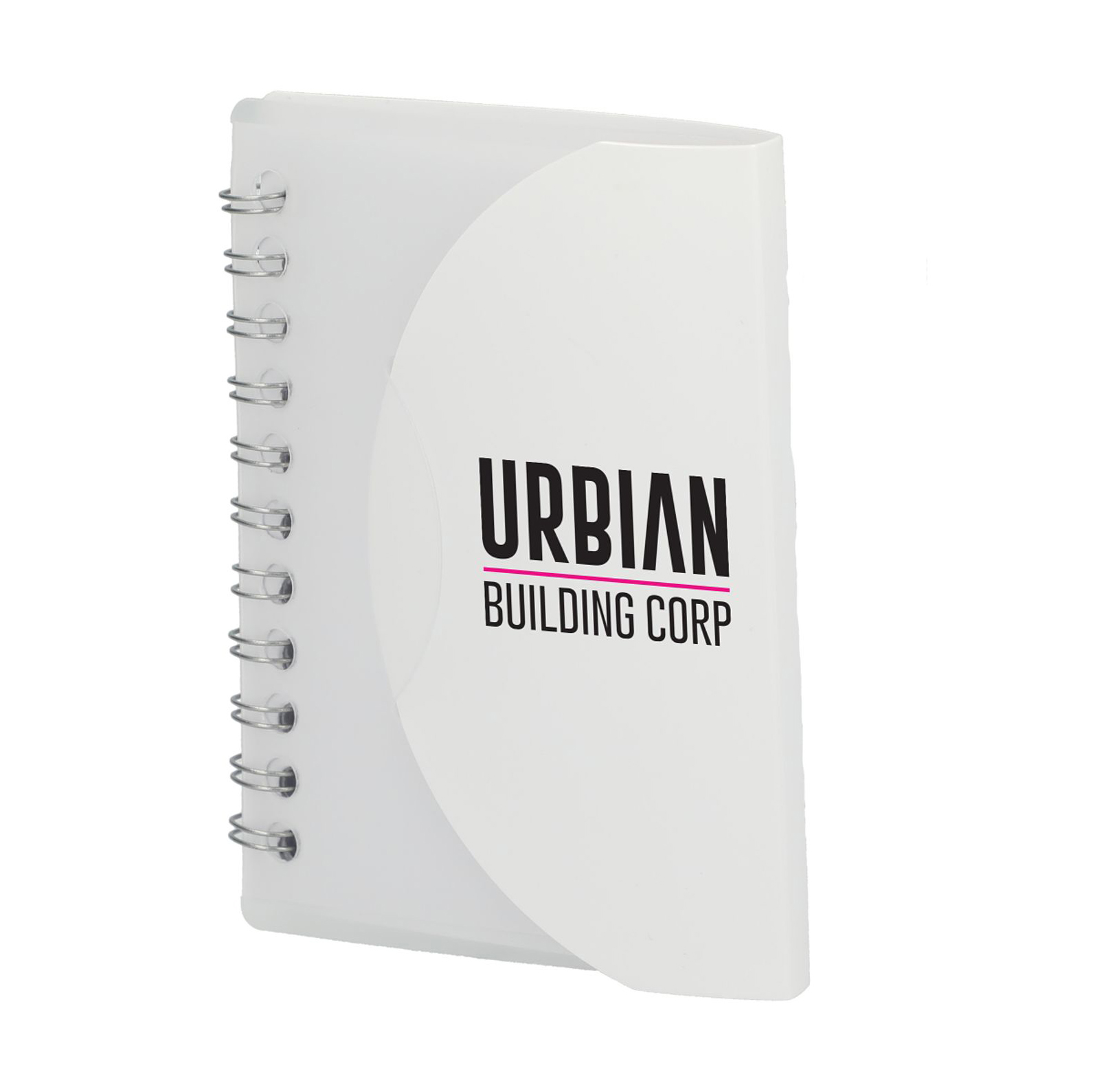 3.4” x 4.5” FSC Recycled Post Spiral Notebook - Branded Promotional ...