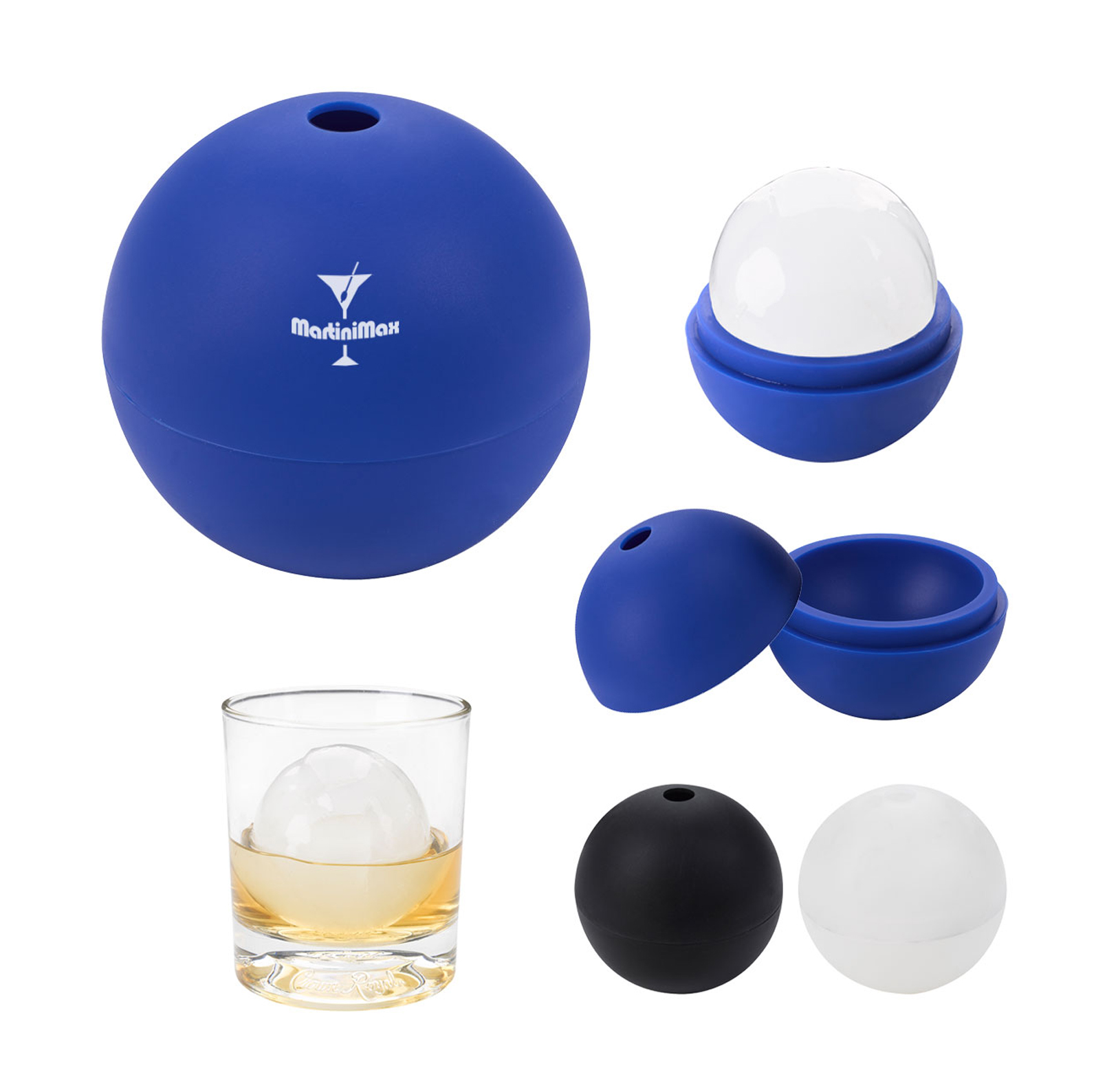 Silicone Ice Cube Round Mold - Branded Promotional Custom Kitchen & Bar ...