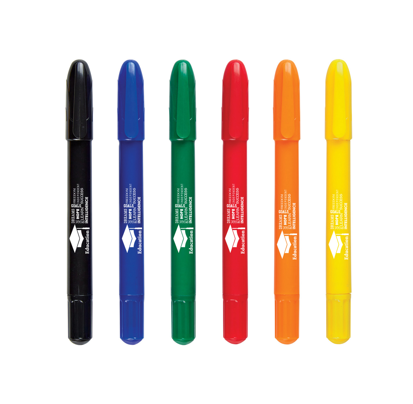 6-Piece Retractable Crayons In Case - Branded Promotional Custom ...