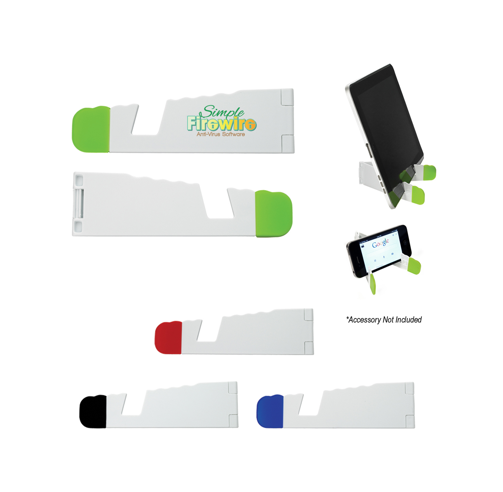 V-Fold Tablet And Phone Stand - Branded Promotional Custom Tech ...