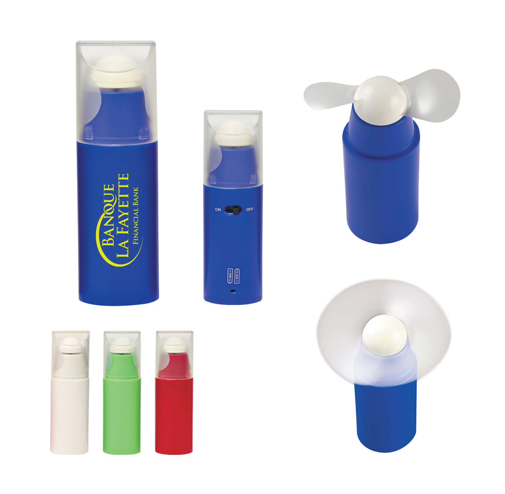 Mini Fan With Removable Cap - Branded Promotional Custom Tech ...