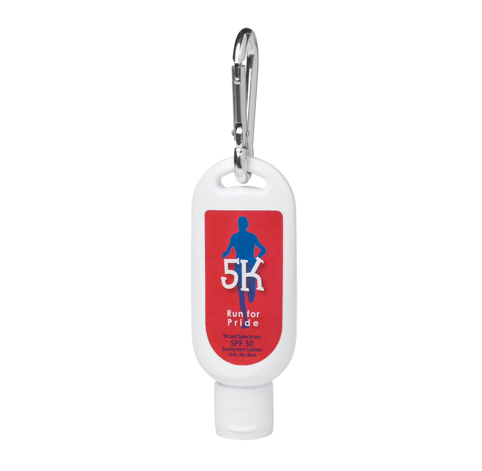1.8 Oz. SPF 30 Sunscreen With Carabiner - Branded Promotional Custom ...