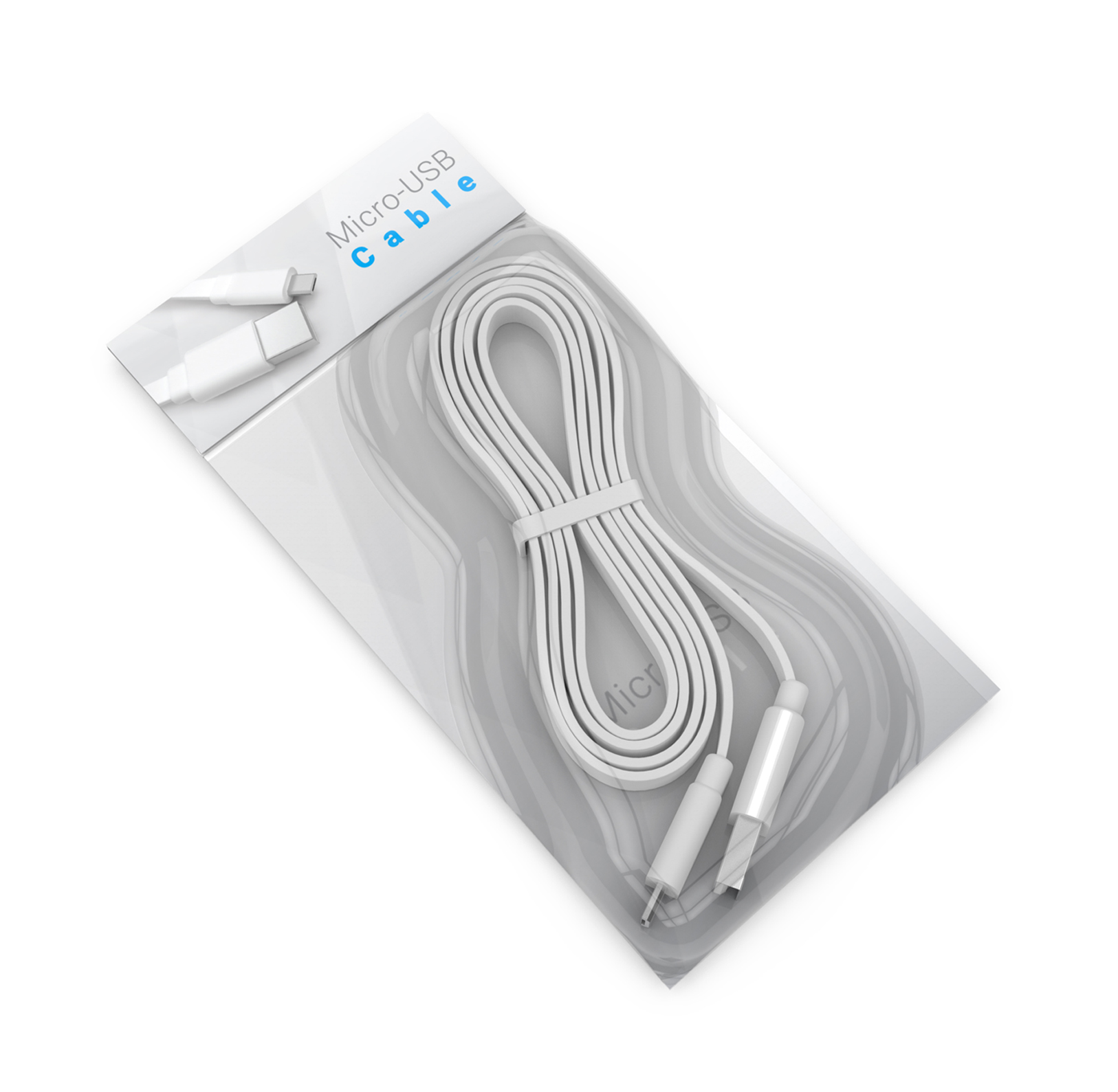 3 Foot Branded Cable - Branded Promotional Custom Chargers - Swag.com