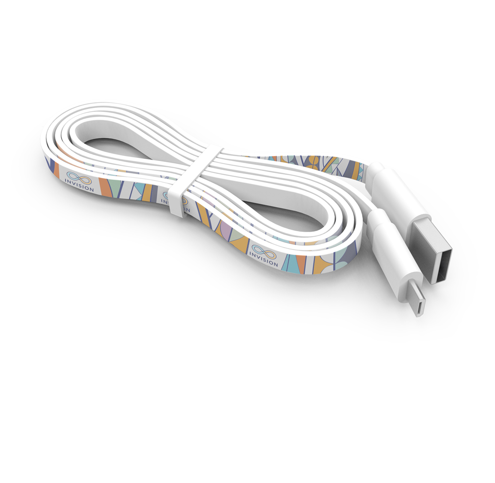 3 Foot Branded Cable - Branded Promotional Custom Chargers - Swag.com