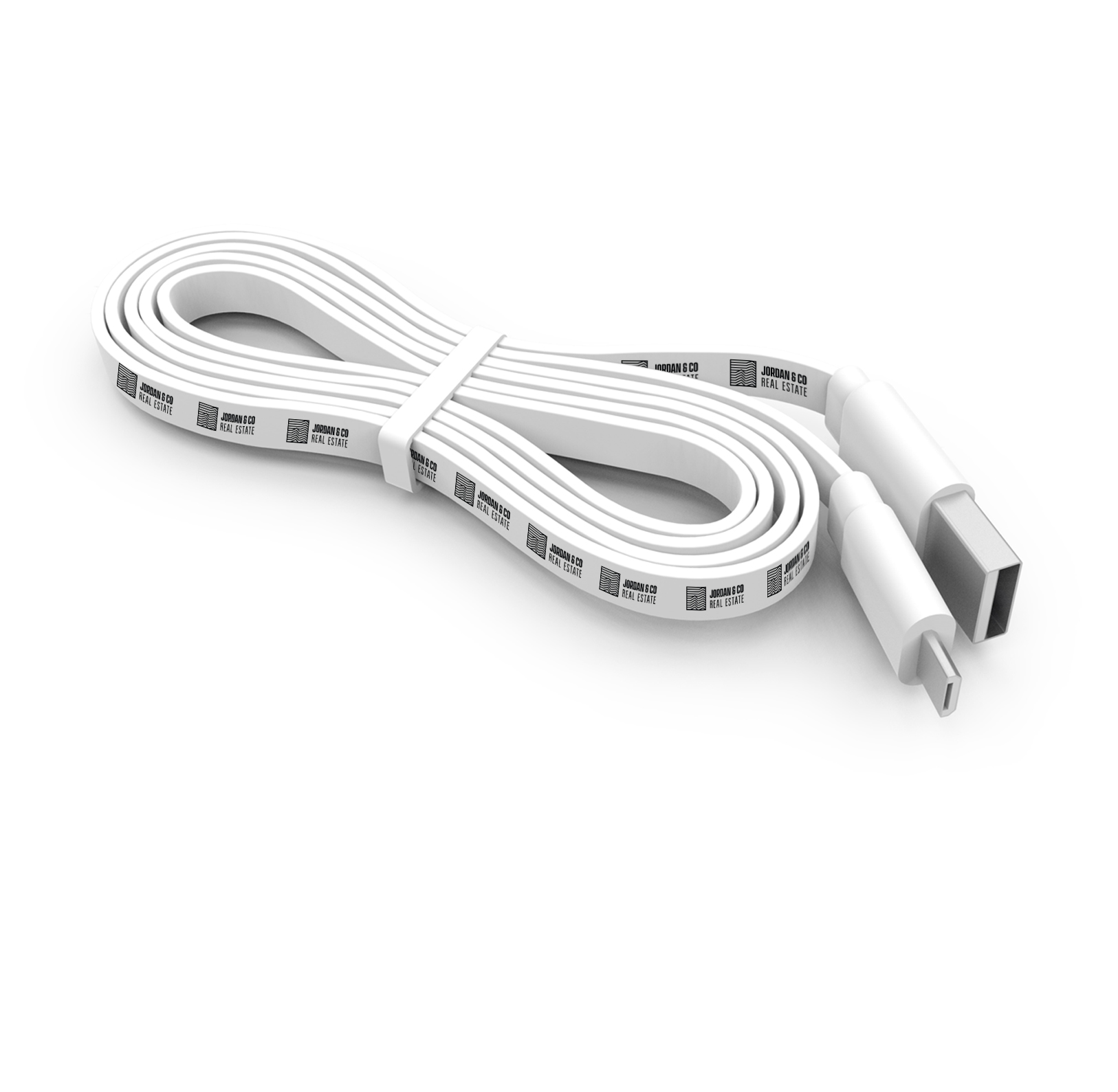 3 Foot Branded Cable - Branded Promotional Custom Chargers - Swag.com