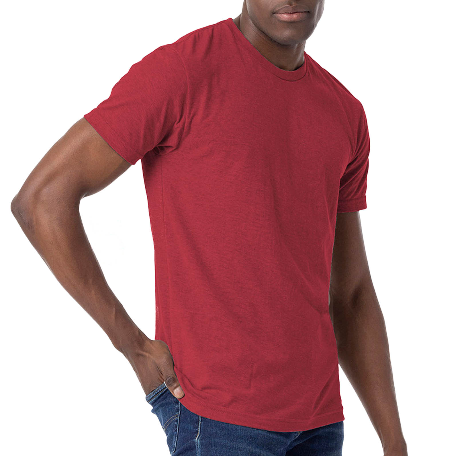 Swag.com Unisex Polyblend Crew T-Shirt - Custom Branded Promotional T ...