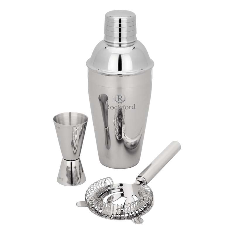 Miscela Martini Shaker Set - Custom Branded Promotional Bar Accessories ...