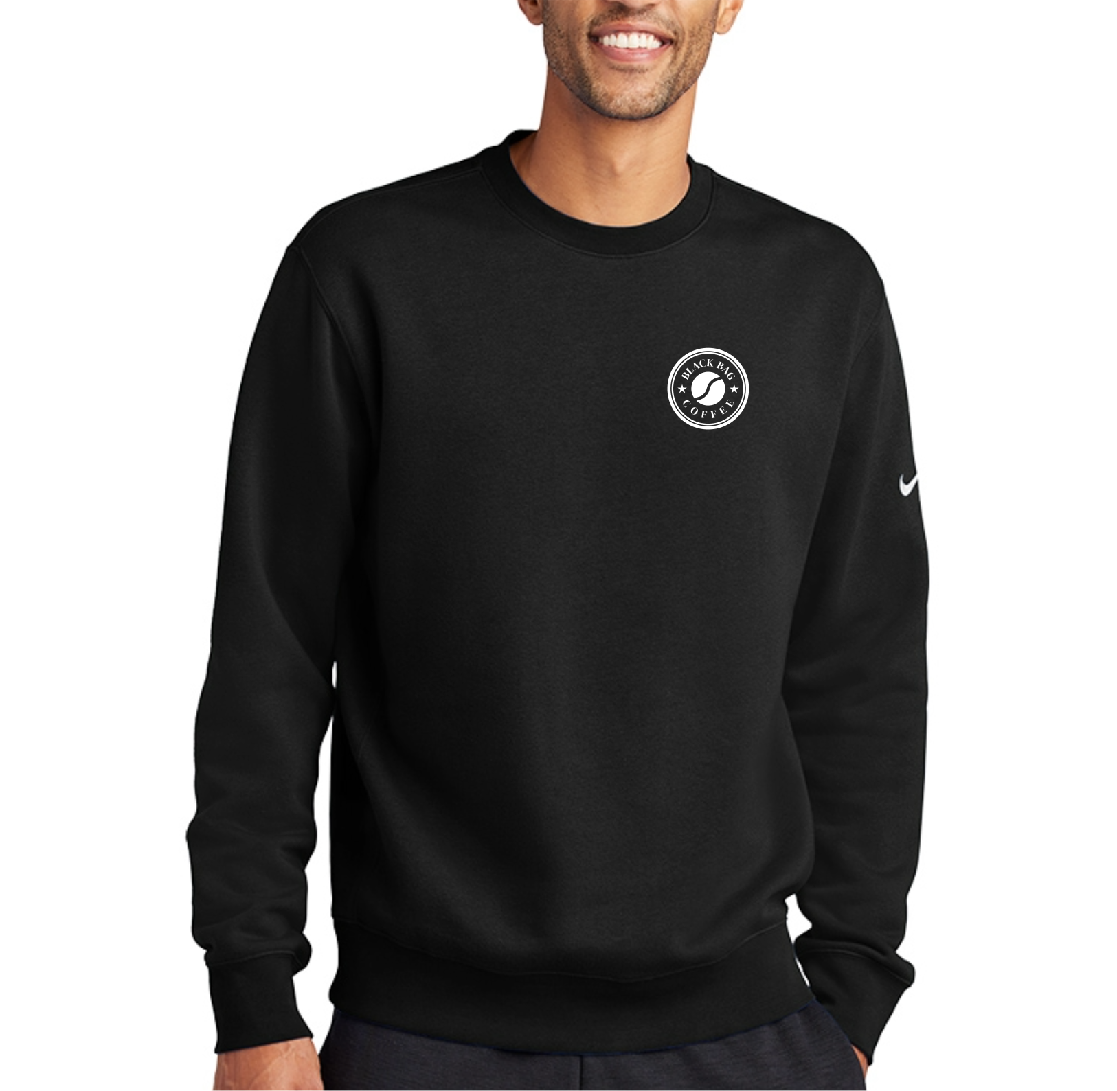 Nike Unisex Club Fleece Sleeve Swoosh Crewneck Sweatshirt - Custom ...