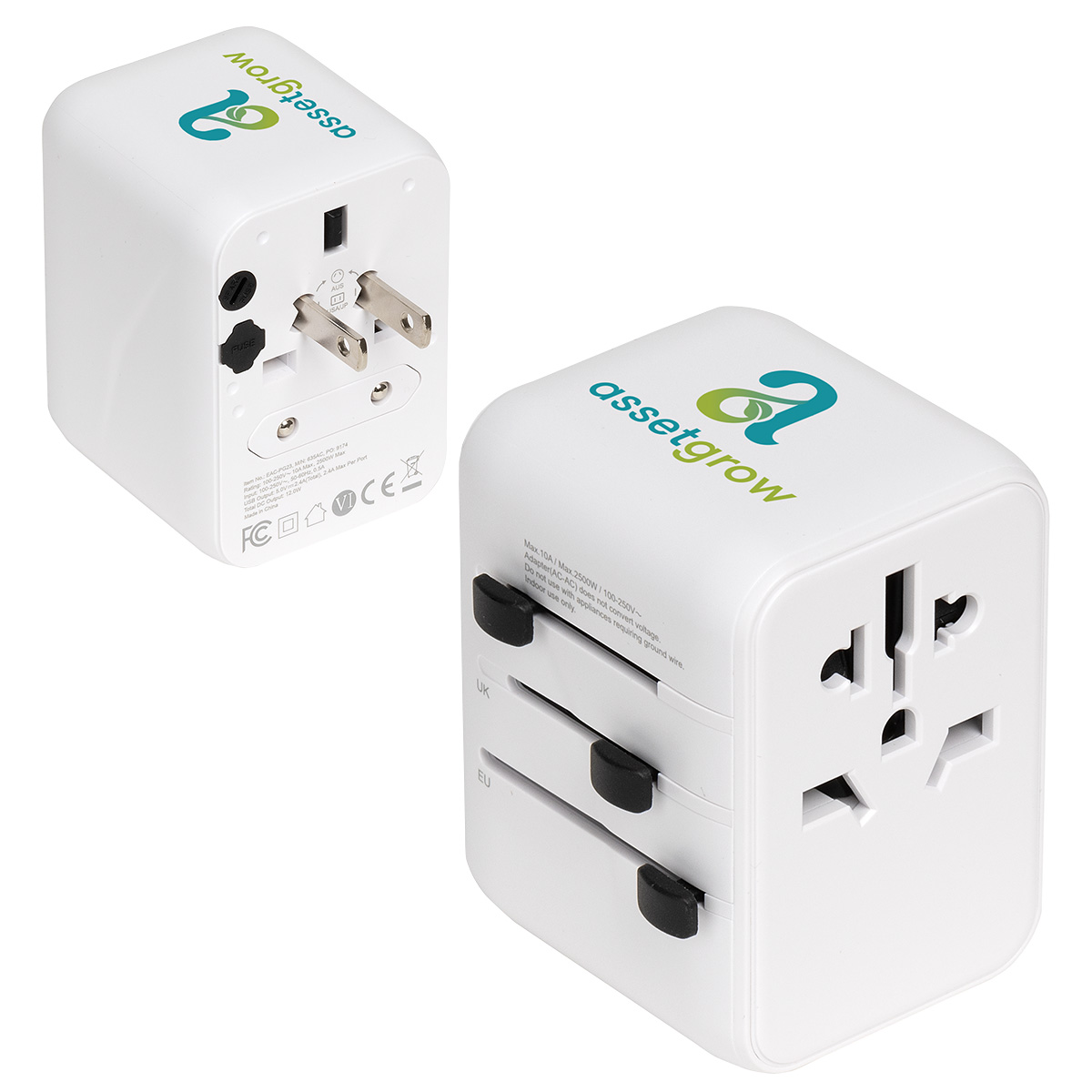 Pegasus Travel Adapter - Custom Branded Promotional Travel Accessories ...