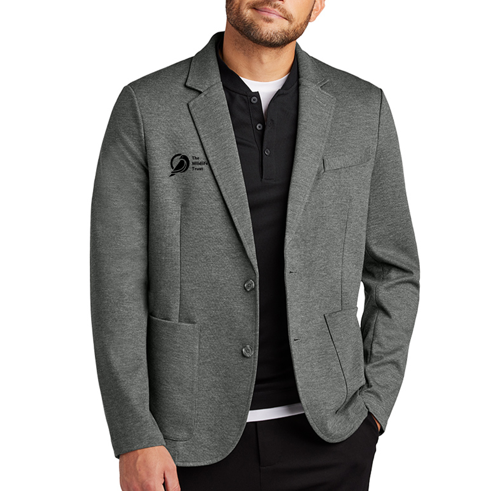 Mercer+Mettle Men's Knit Blazer - Custom Branded Promotional Outerwear ...