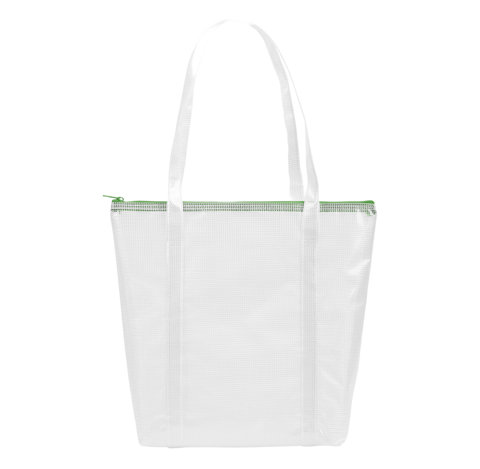 Zippered Vinyl Tote Bag - Custom Branded Promotional Tote Bags - Swag.com