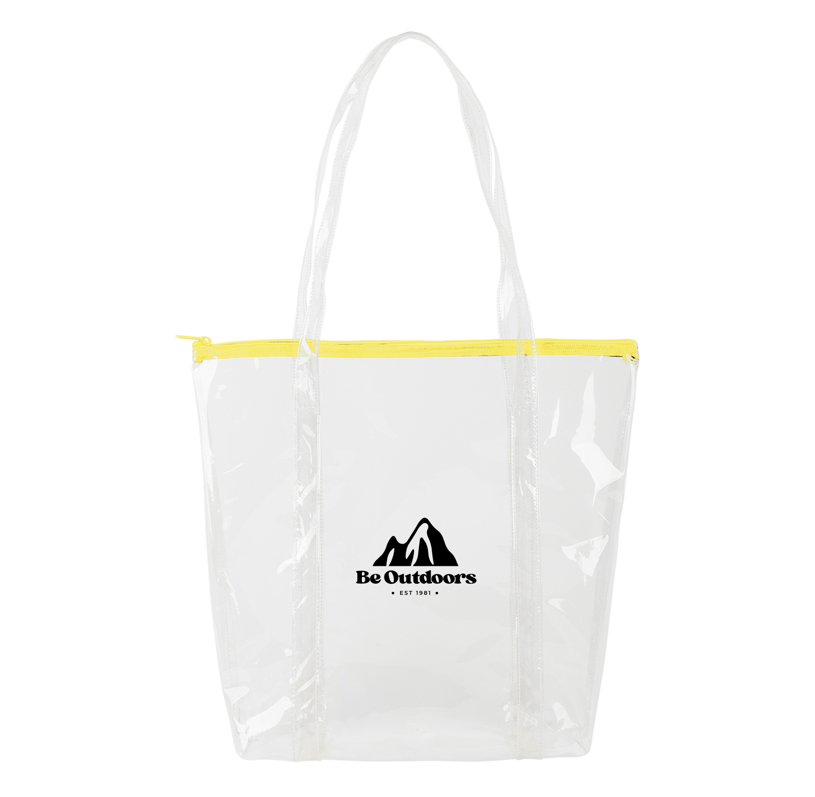 Zippered Vinyl Tote Bag - Custom Branded Promotional Tote Bags - Swag.com
