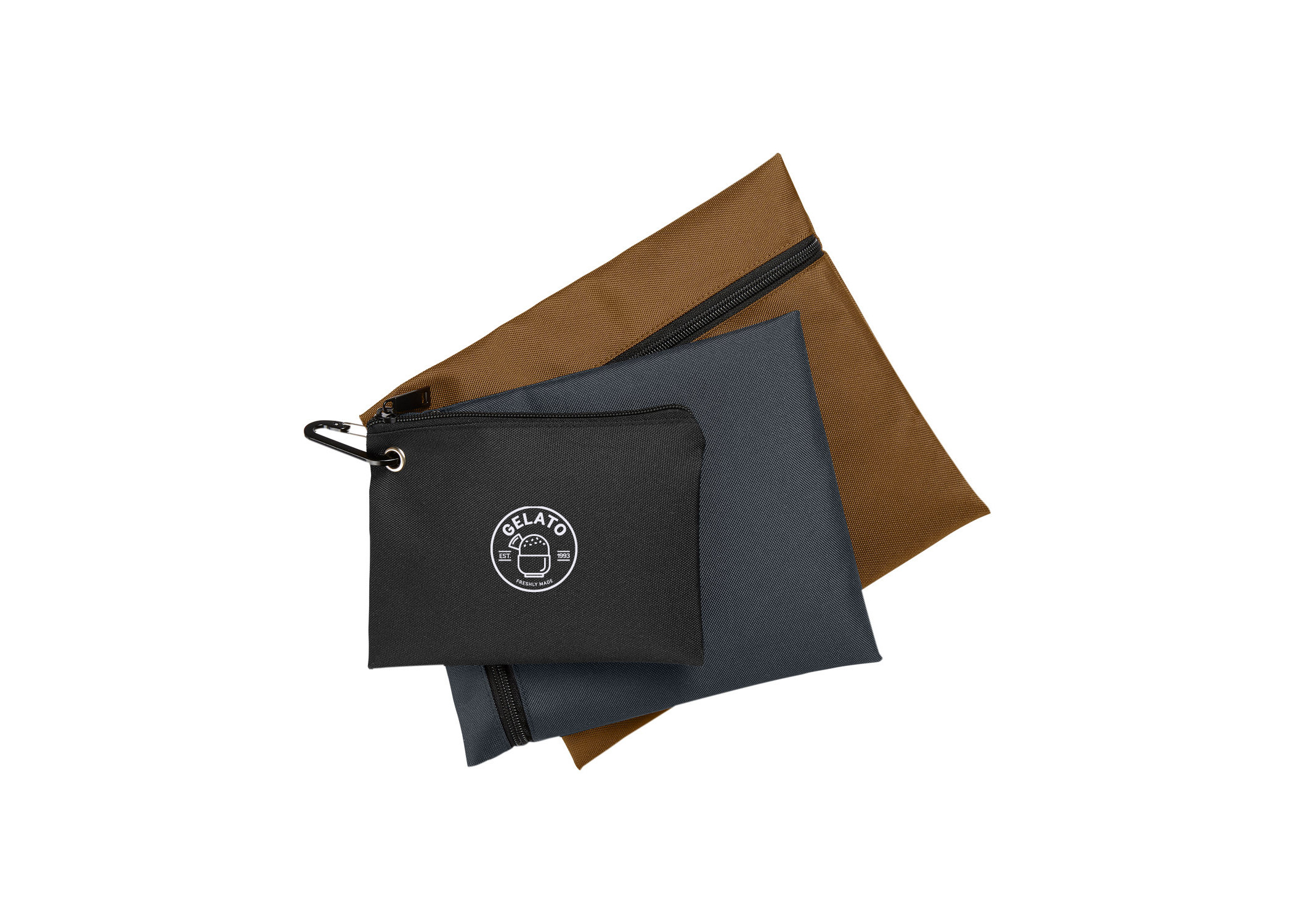 Harriton Triple Pouch Set - Custom Branded Promotional Pouches - Swag.com