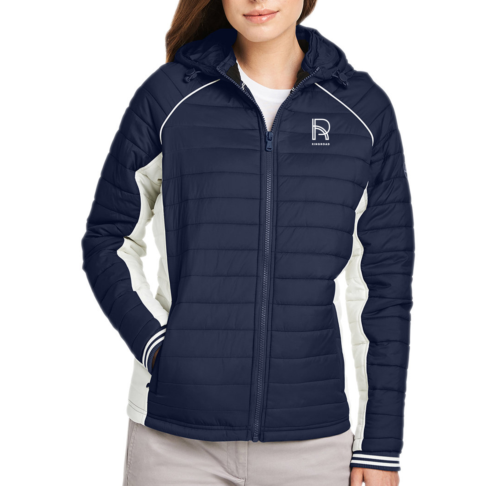Nautica Women's Packable Puffer Jacket - Custom Branded Promotional ...
