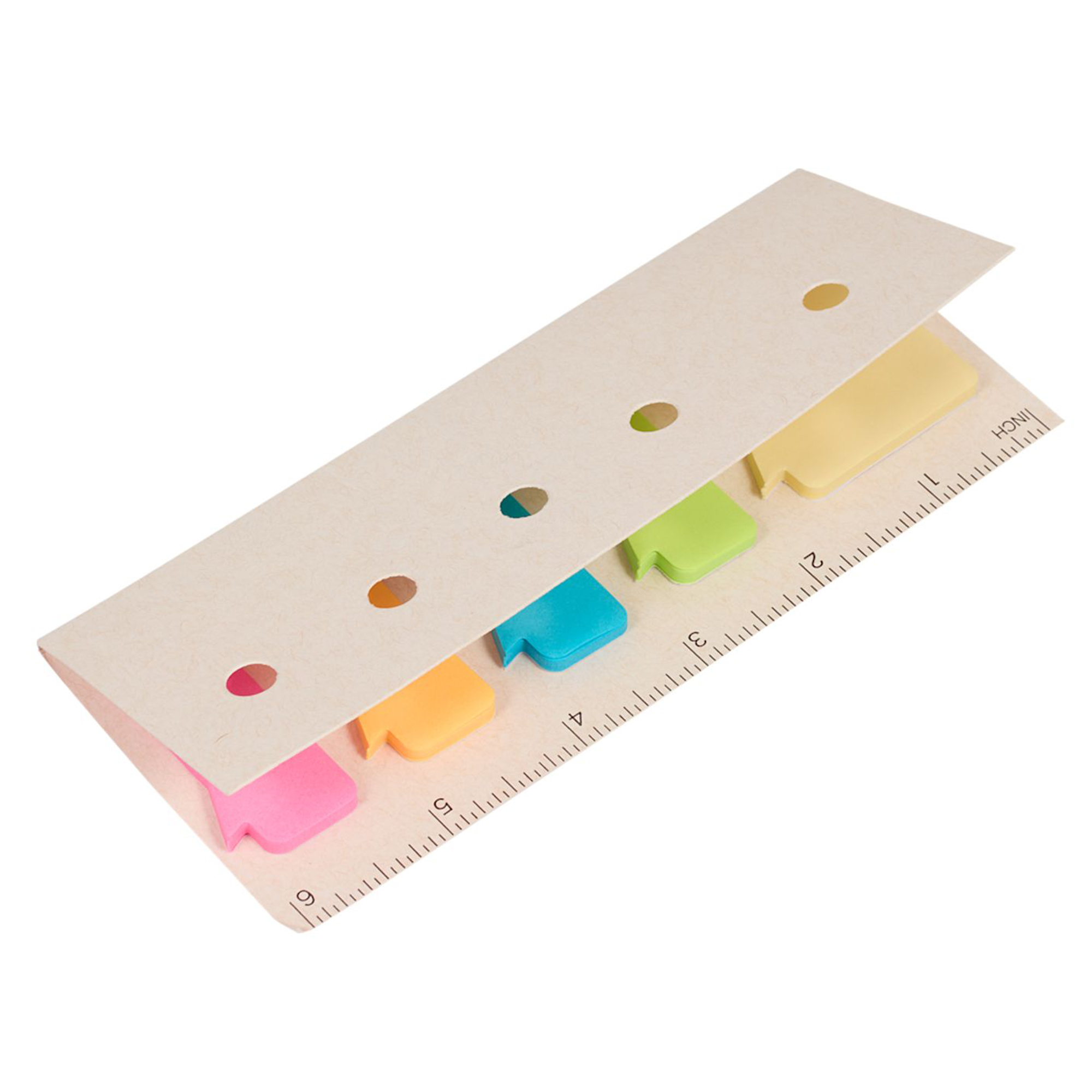 Recycled Milk Carton Sticky Notes & Ruler Pad - Custom Branded ...