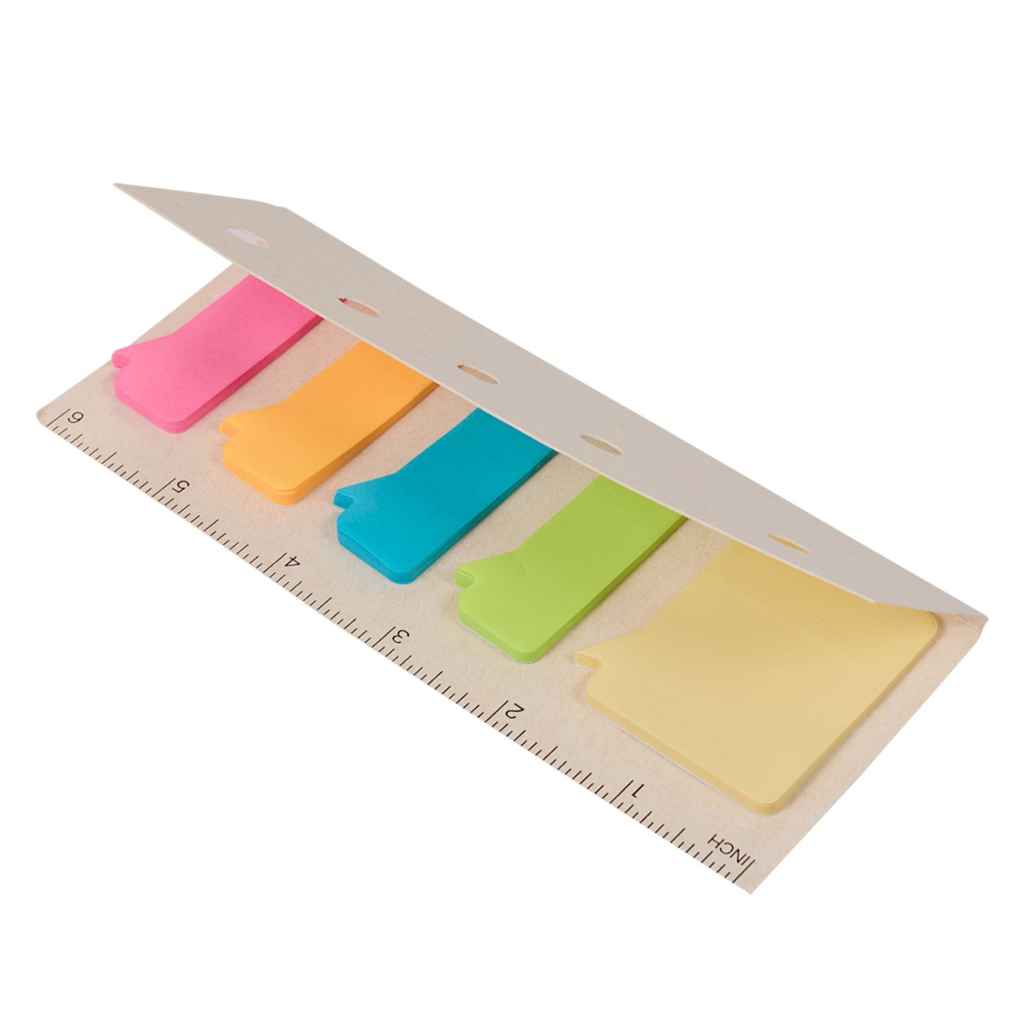 Recycled Milk Carton Sticky Notes & Ruler Pad - Custom Branded ...