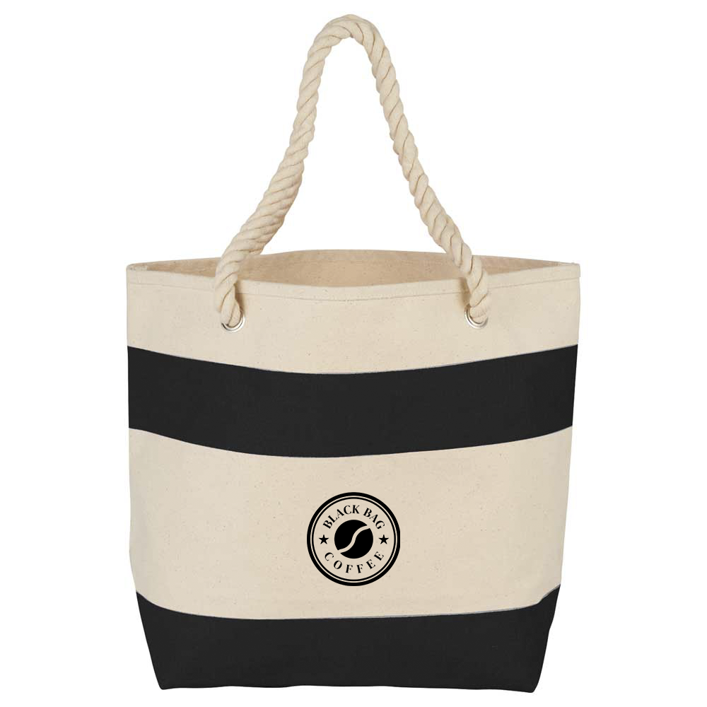 Canvas Rope Handle Tote Bag - Custom Branded Promotional Tote Bags ...