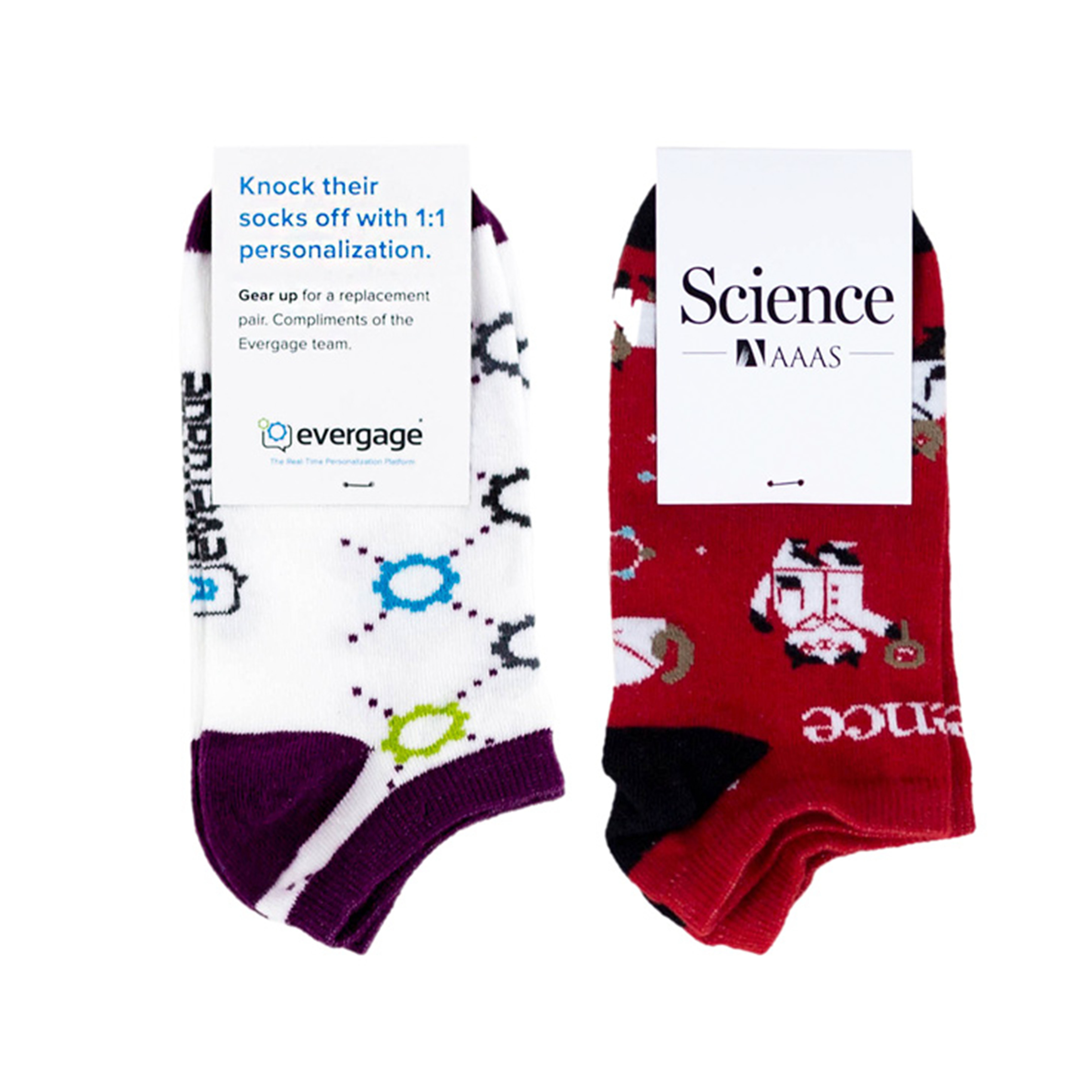 Fully Custom Ankle Socks - Custom Branded Promotional Socks - Swag.com