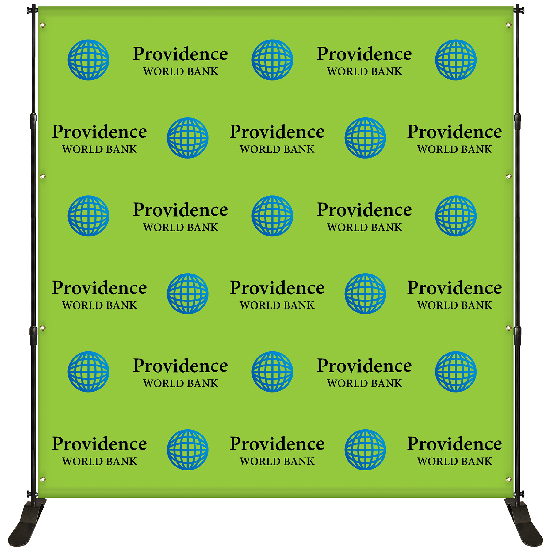 8'x8' Backdrop Banner Set - Custom Branded Promotional Trade Shows ...