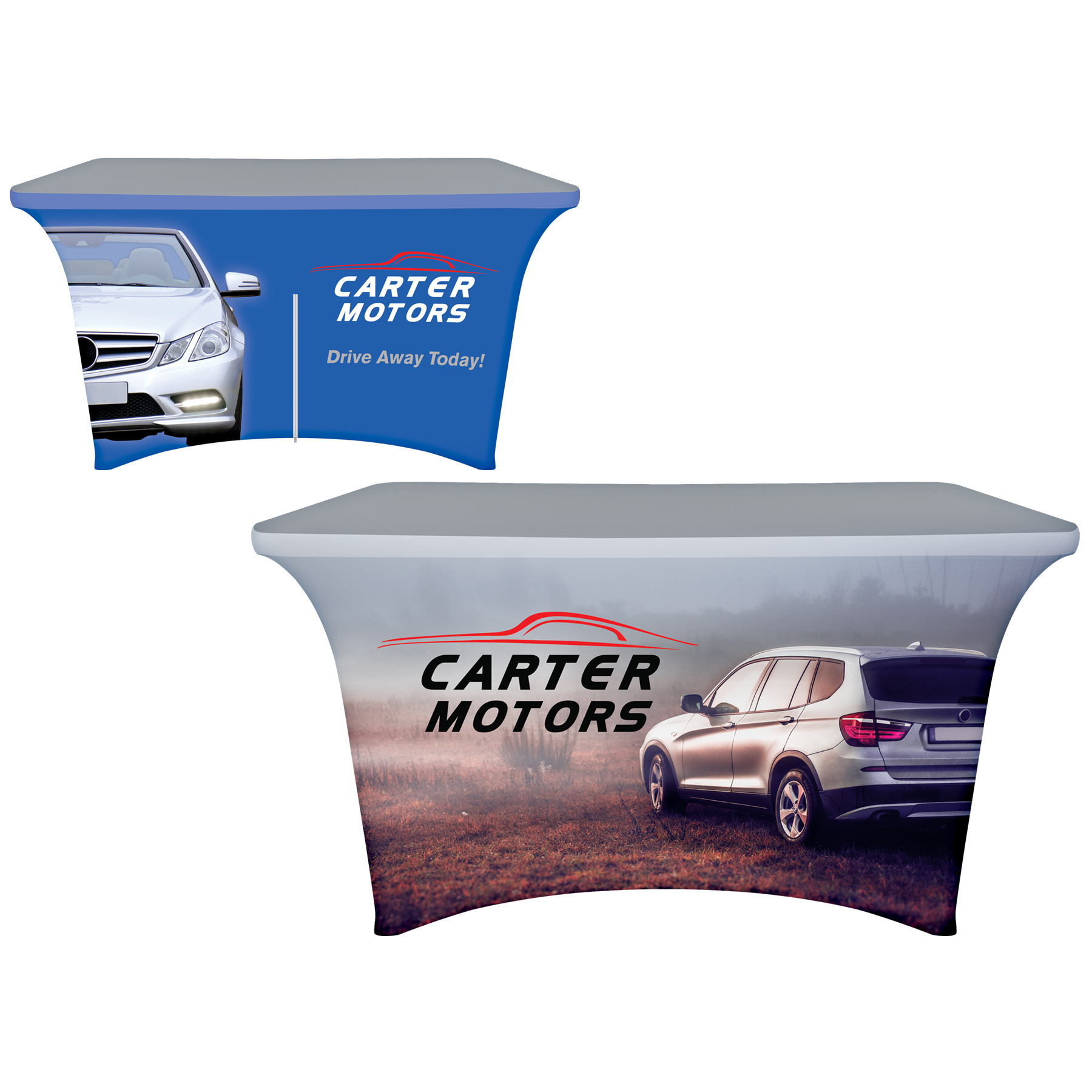 Stretch Table Cover - Custom Branded Promotional Table Covers - Swag.com