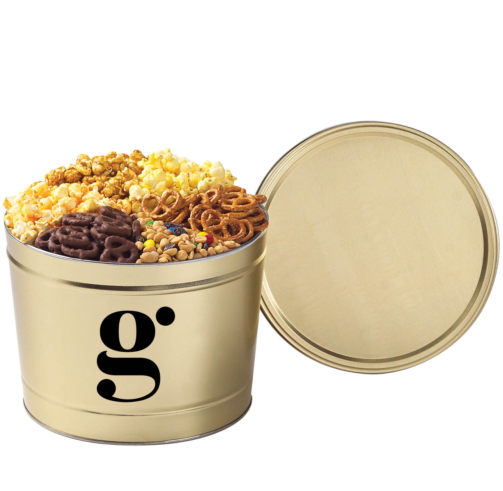 Small Snack Tin - Custom Branded Promotional Snack Tins - Swag.com