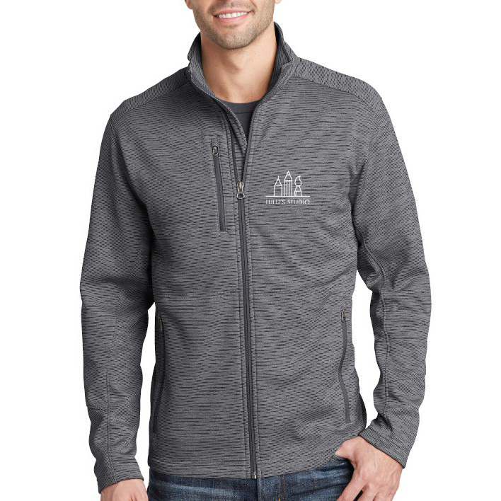 Port Authority Unisex Stripe Fleece Jacket - Custom Branded Promotional ...