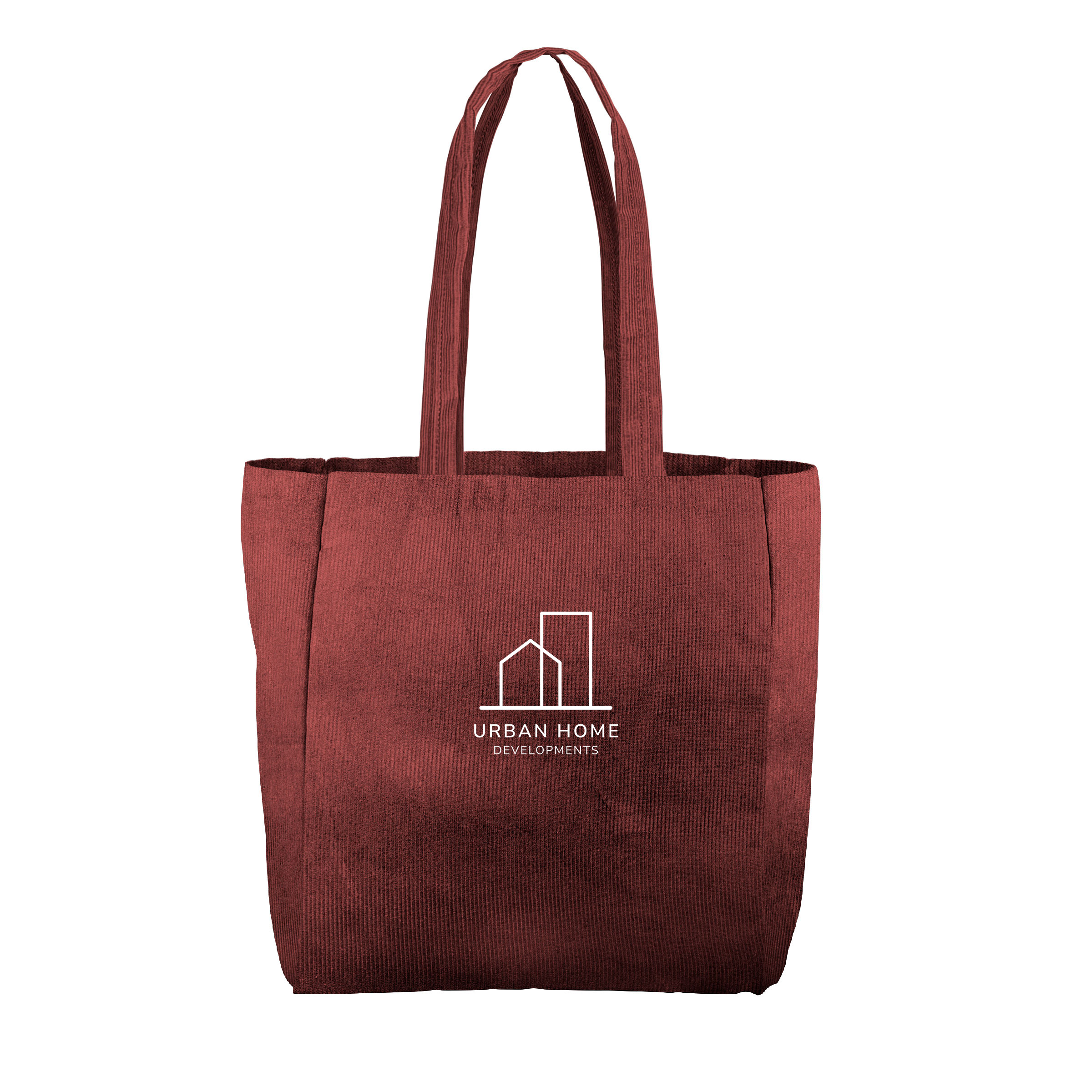 Corduroy Grocery Tote Bag - Custom Branded Promotional Tote Bags - Swag.com