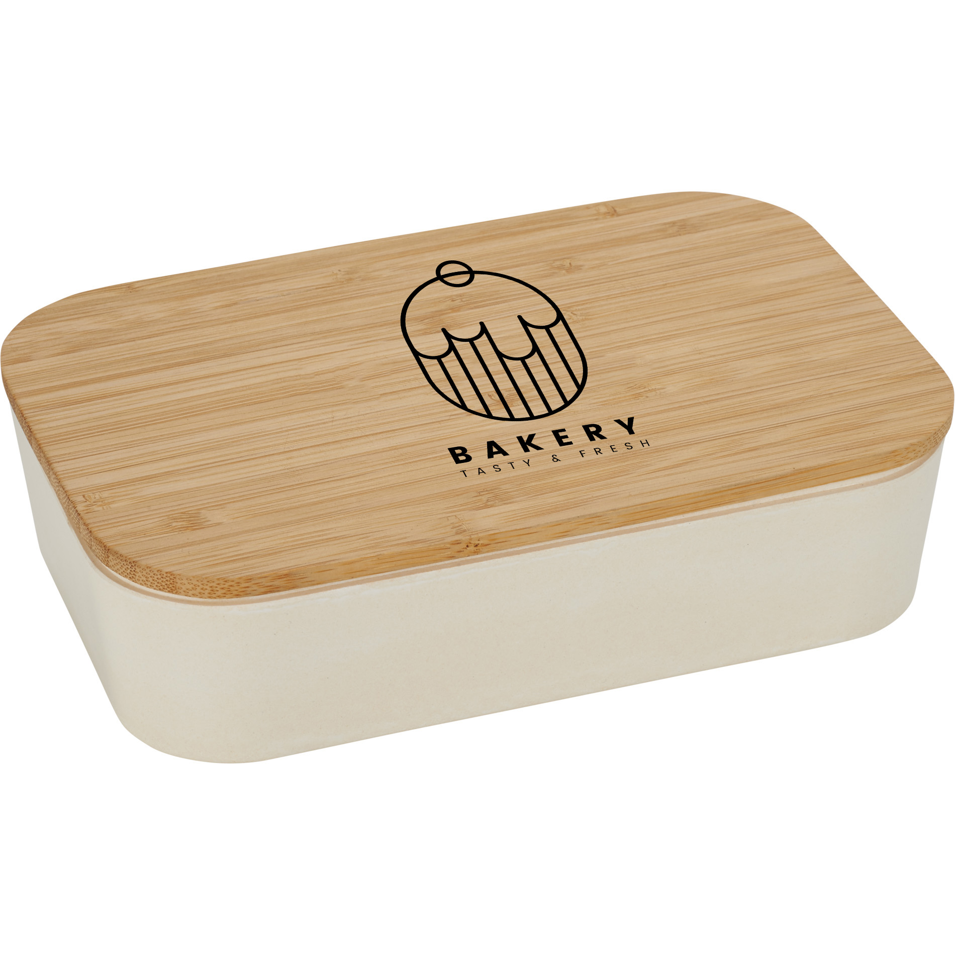 Bamboo Fiber Lunch Box - Custom Branded Promotional Lunches - Swag.com