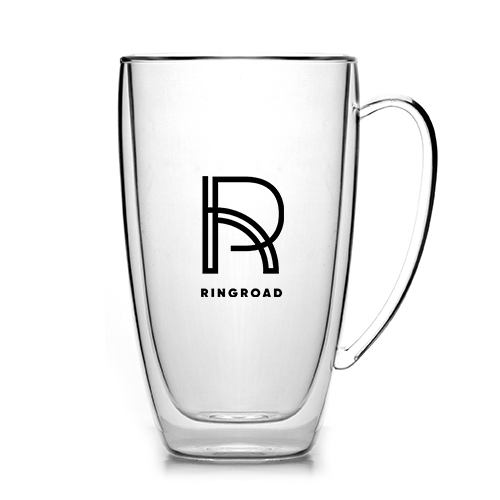 Asobu 12 Oz. Clarity Mug - Custom Branded Promotional Glassware - Swag.com