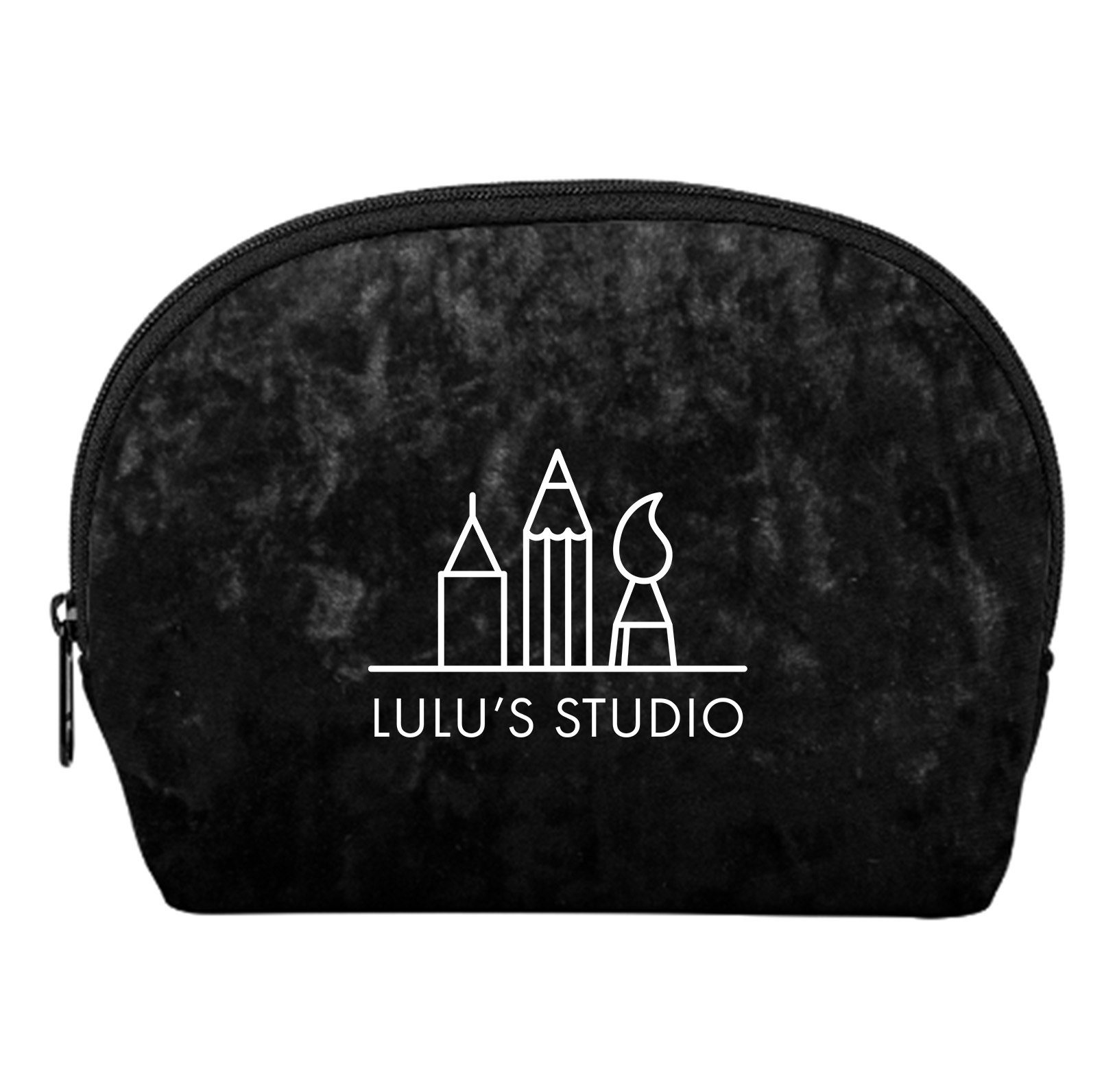 Velvet Zip Pouch - Custom Branded Promotional Pouches - Swag.com