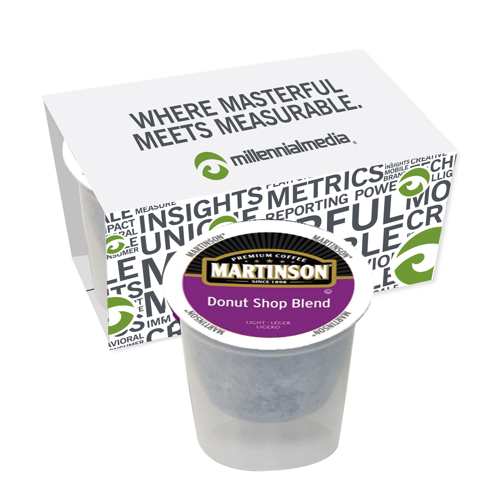 2PK Single Serve Coffee - Custom Branded Promotional Coffee - Swag.com