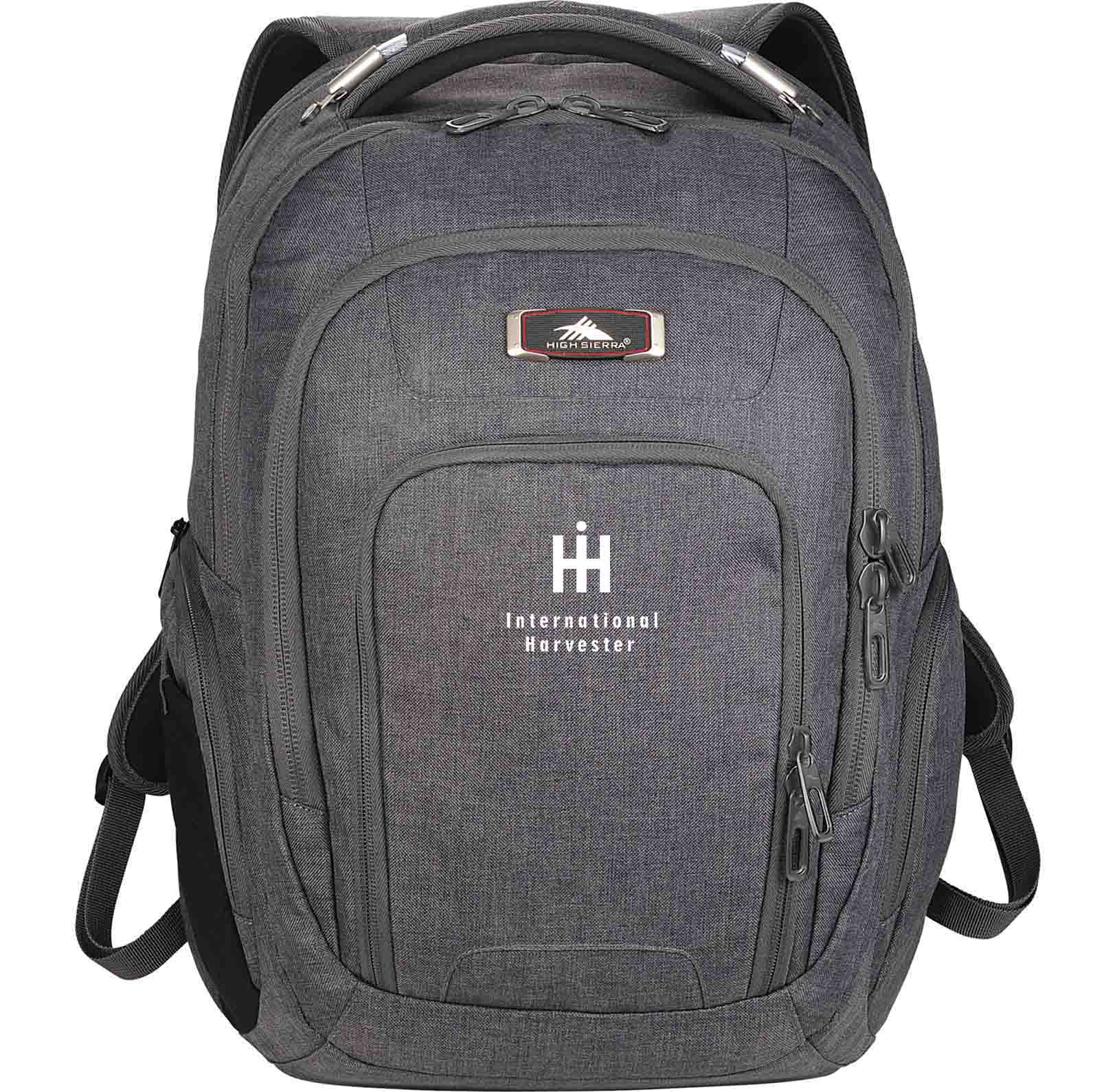 High Sierra Deluxe Backpack - Custom Branded Promotional Backpacks ...