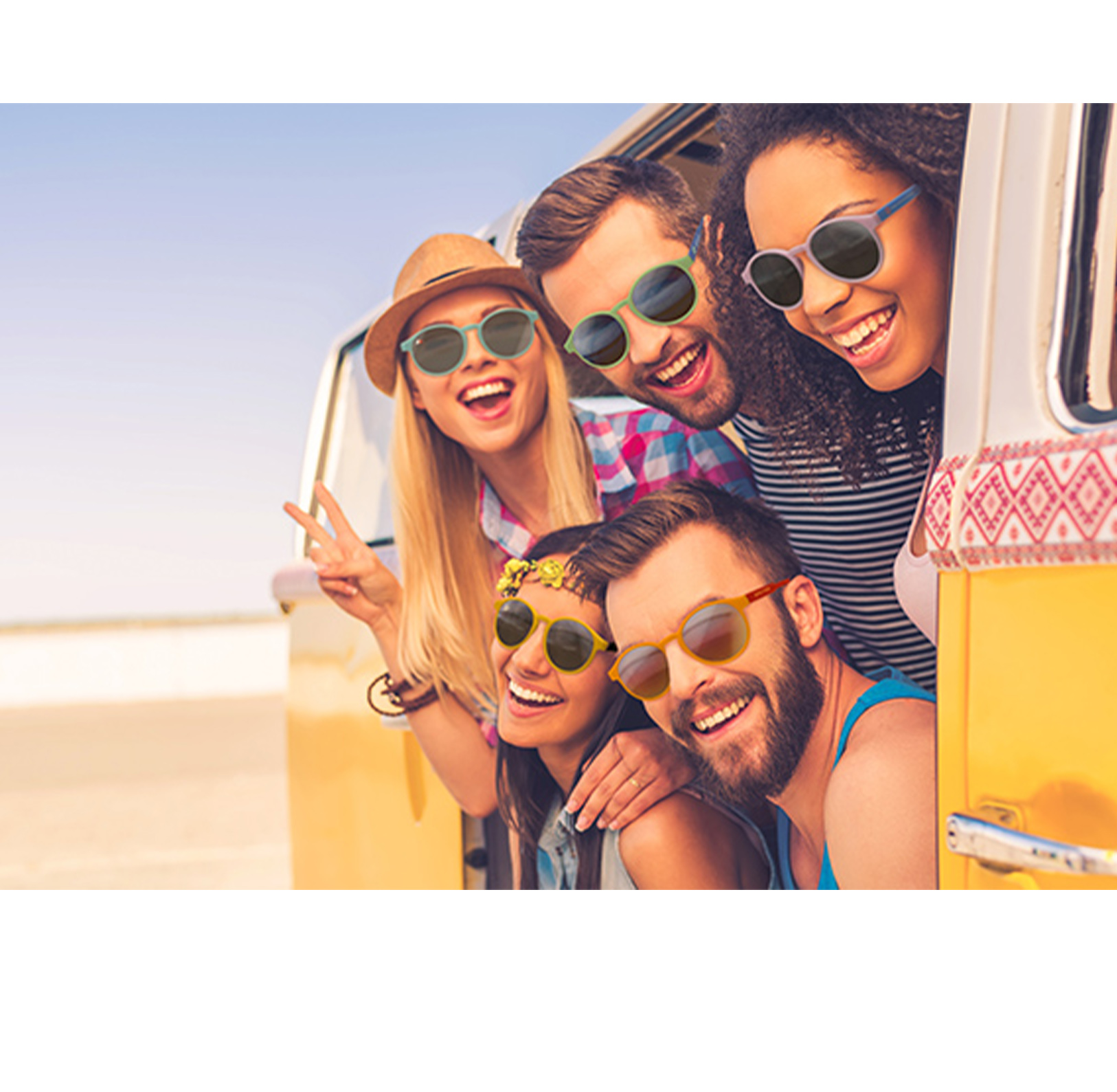 Retro Round Sunglasses - Custom Branded Promotional Sunglasses - Swag.com